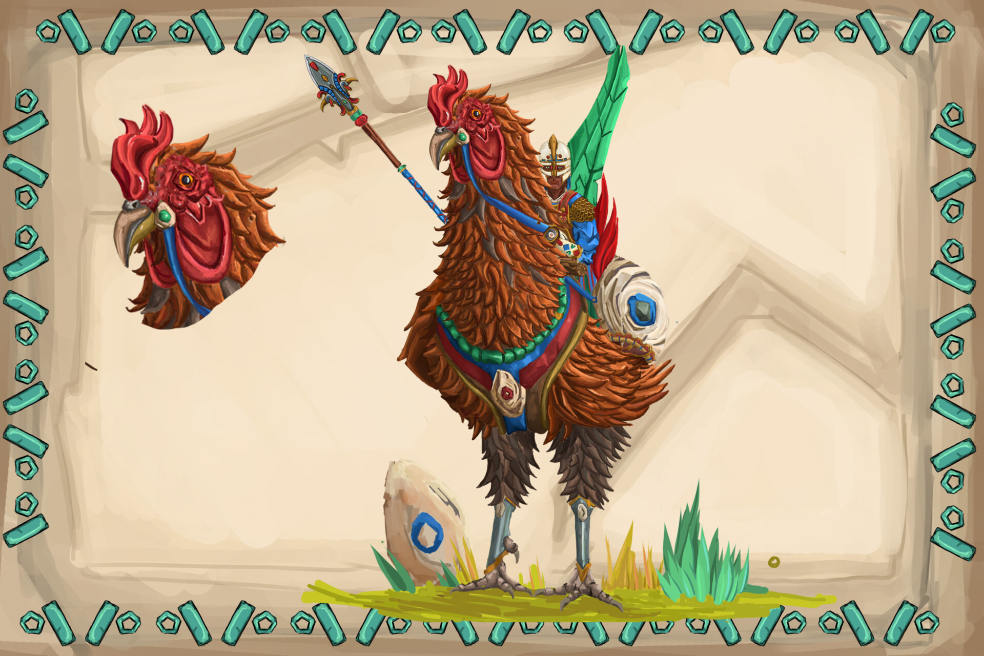 ArtStation - chicken cavalry