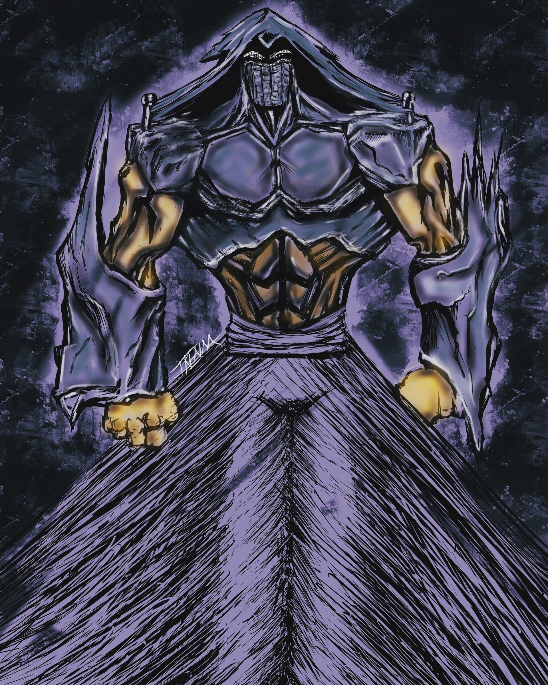 ArtStation - Arakis stoneface ninja of pure liquid