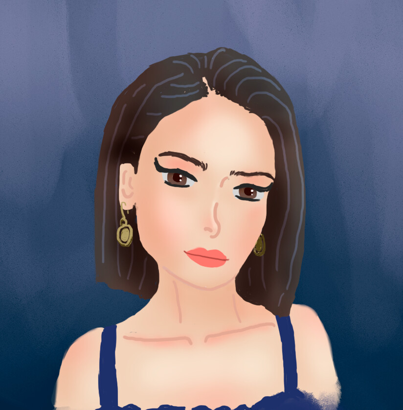 ArtStation - Lineless portrait