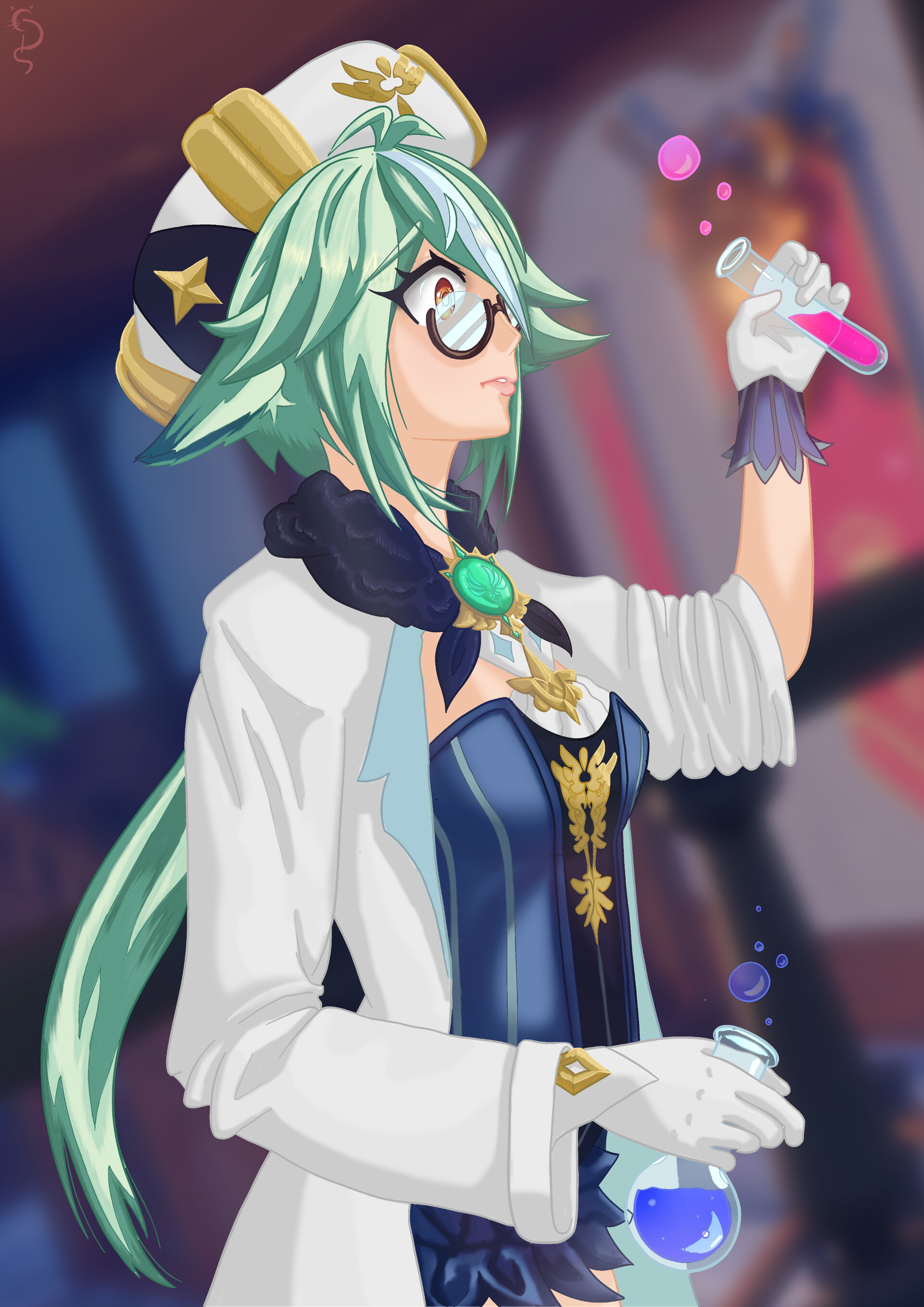 ArtStation - Sucrose in the Lab