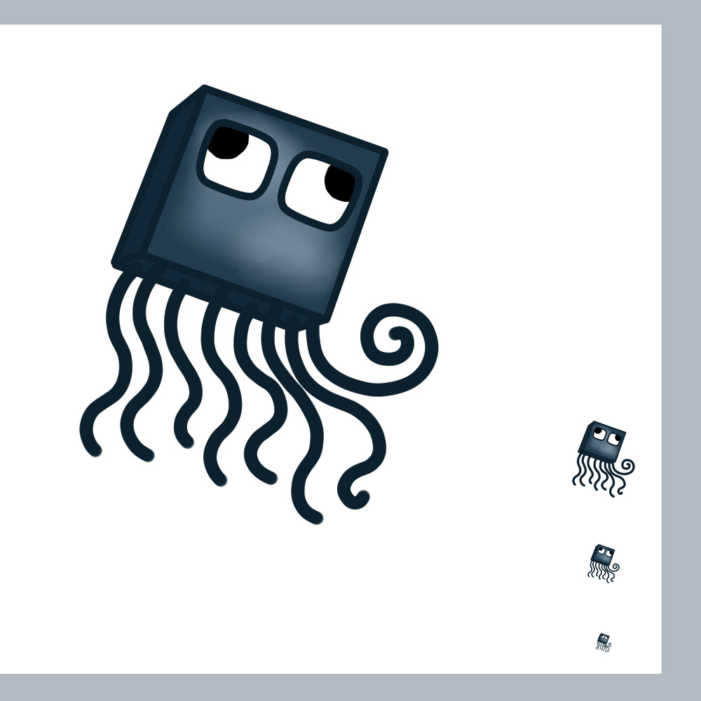 ArtStation - Squid Emote 2017