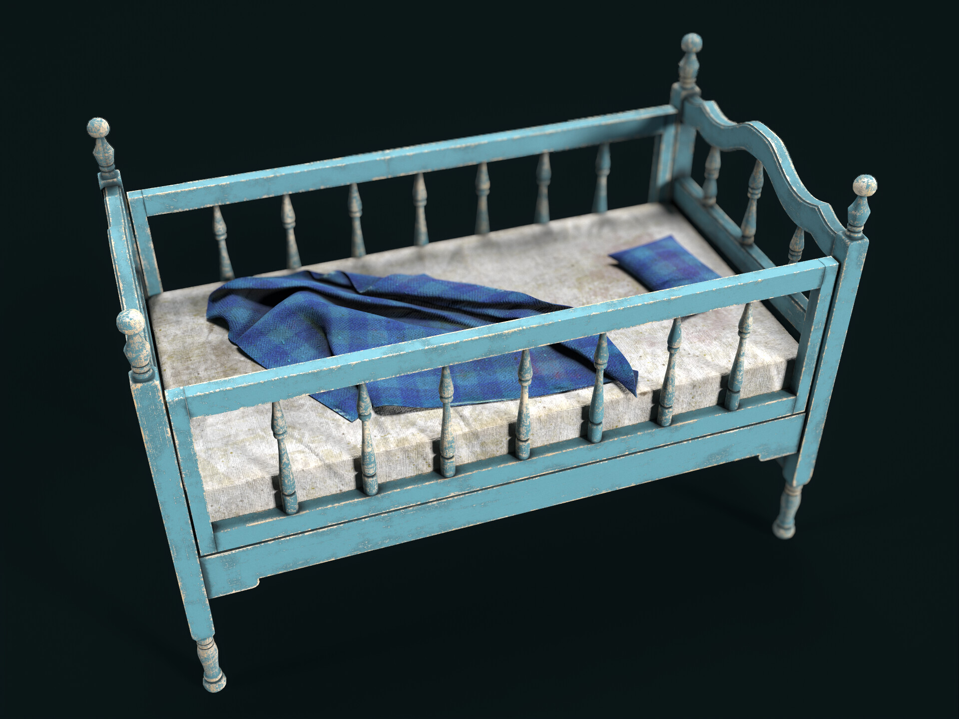 ArtStation - Vintage Crib