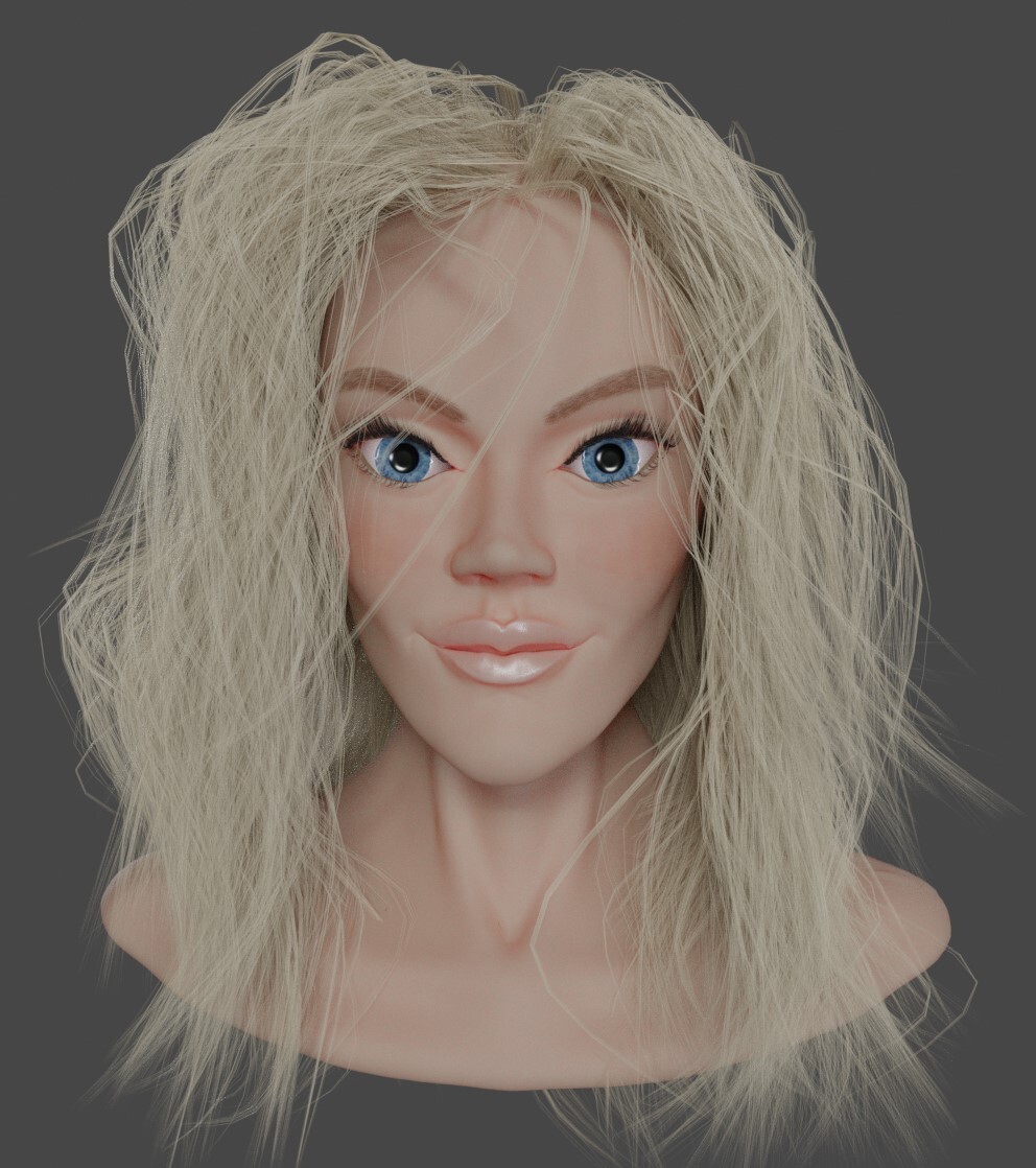 ArtStation - Messy Blonde