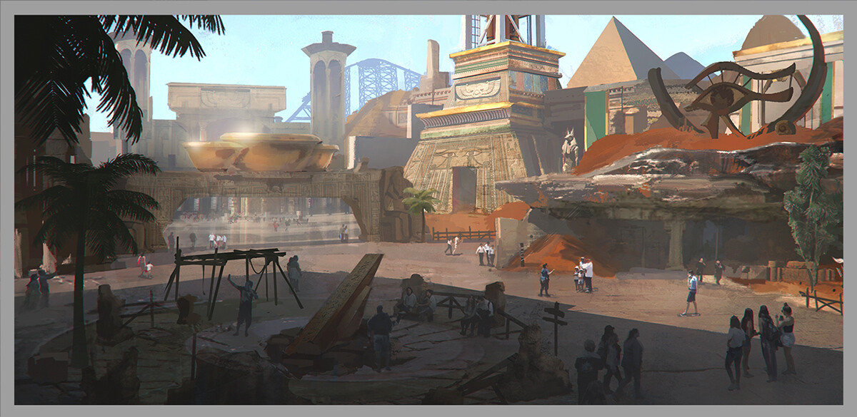 ArtStation - Theme Park Project