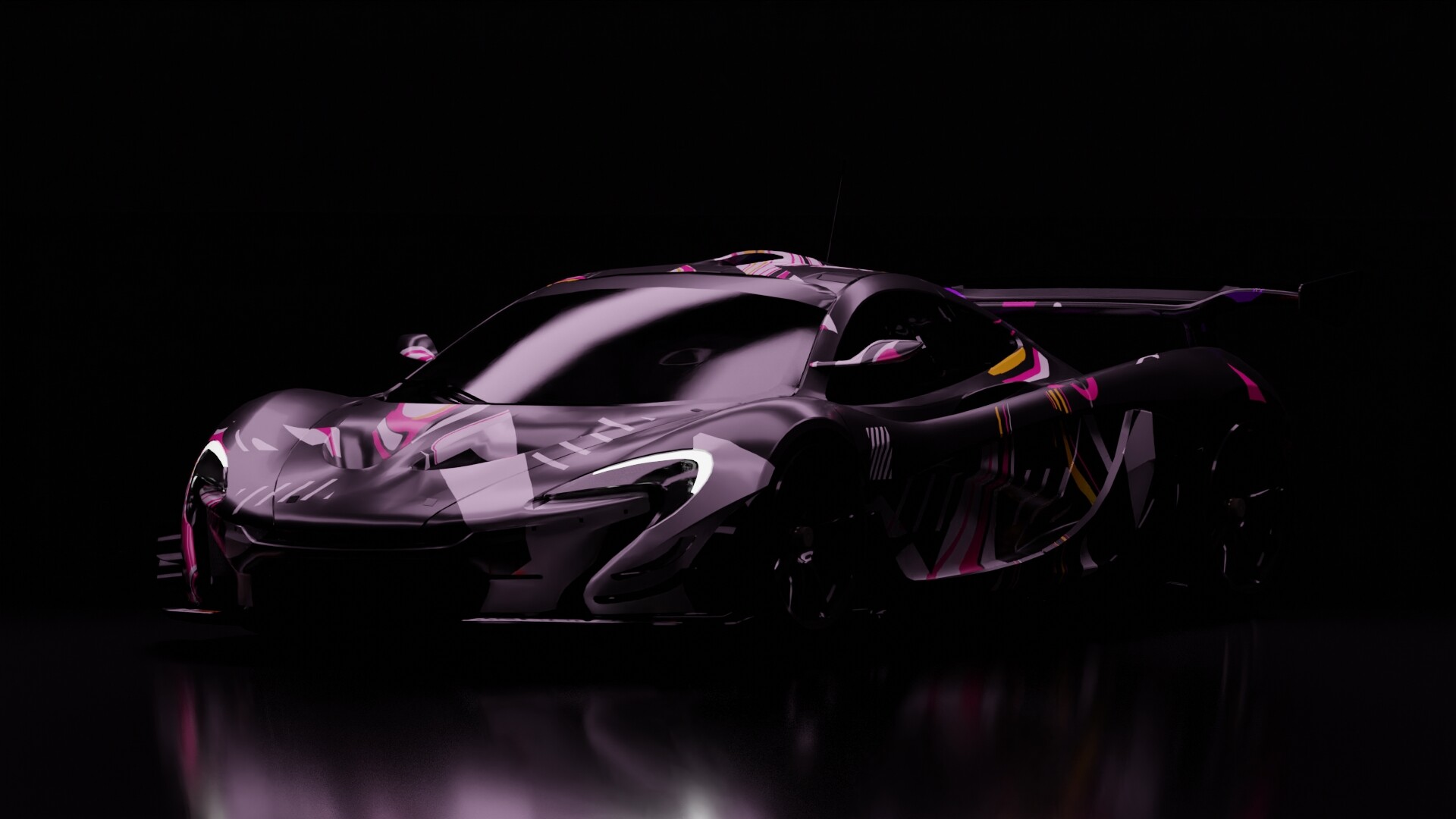 Mclaren P1 Pink