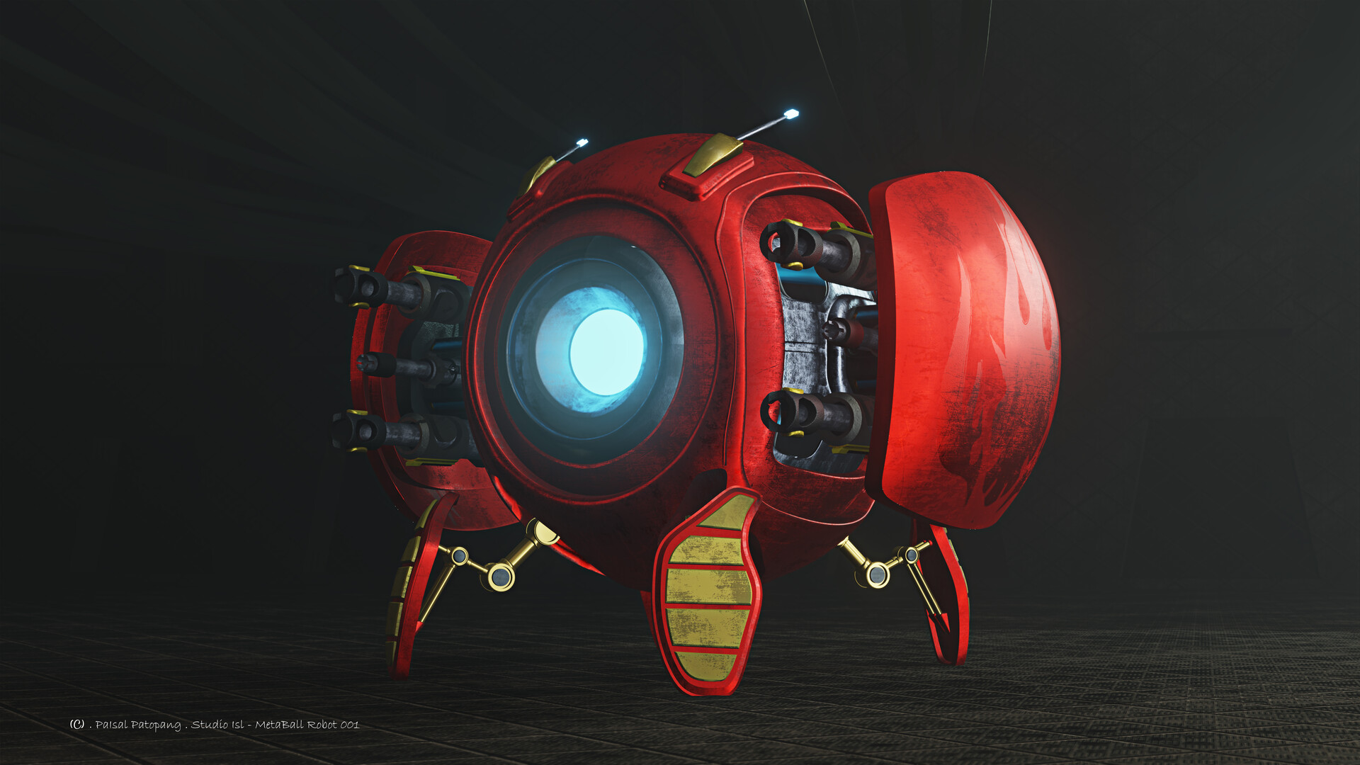 ArtStation - MetaBall Robot 001