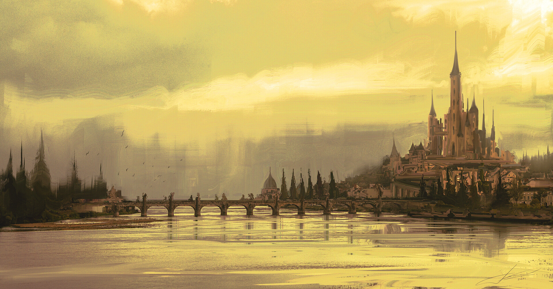 ArtStation - Rain valley