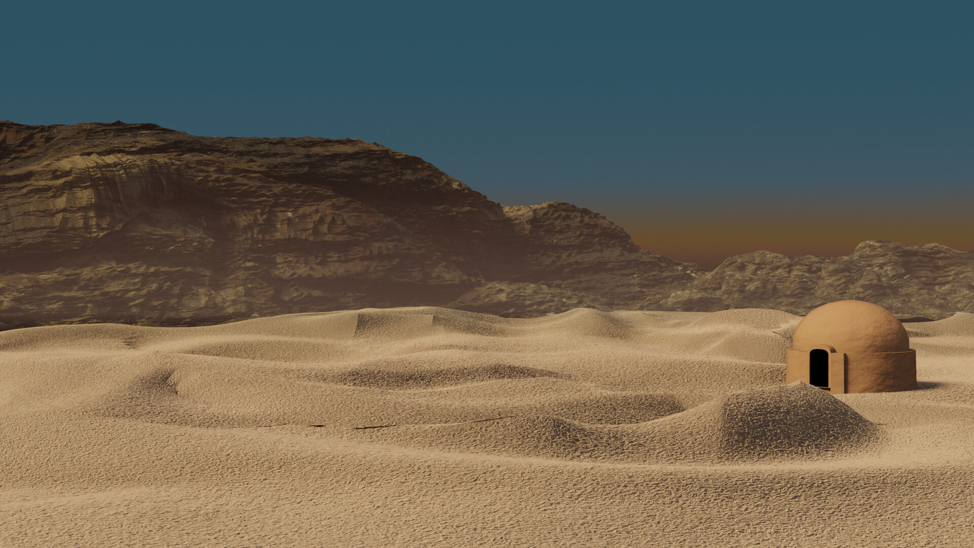 ArtStation - Tattoine like