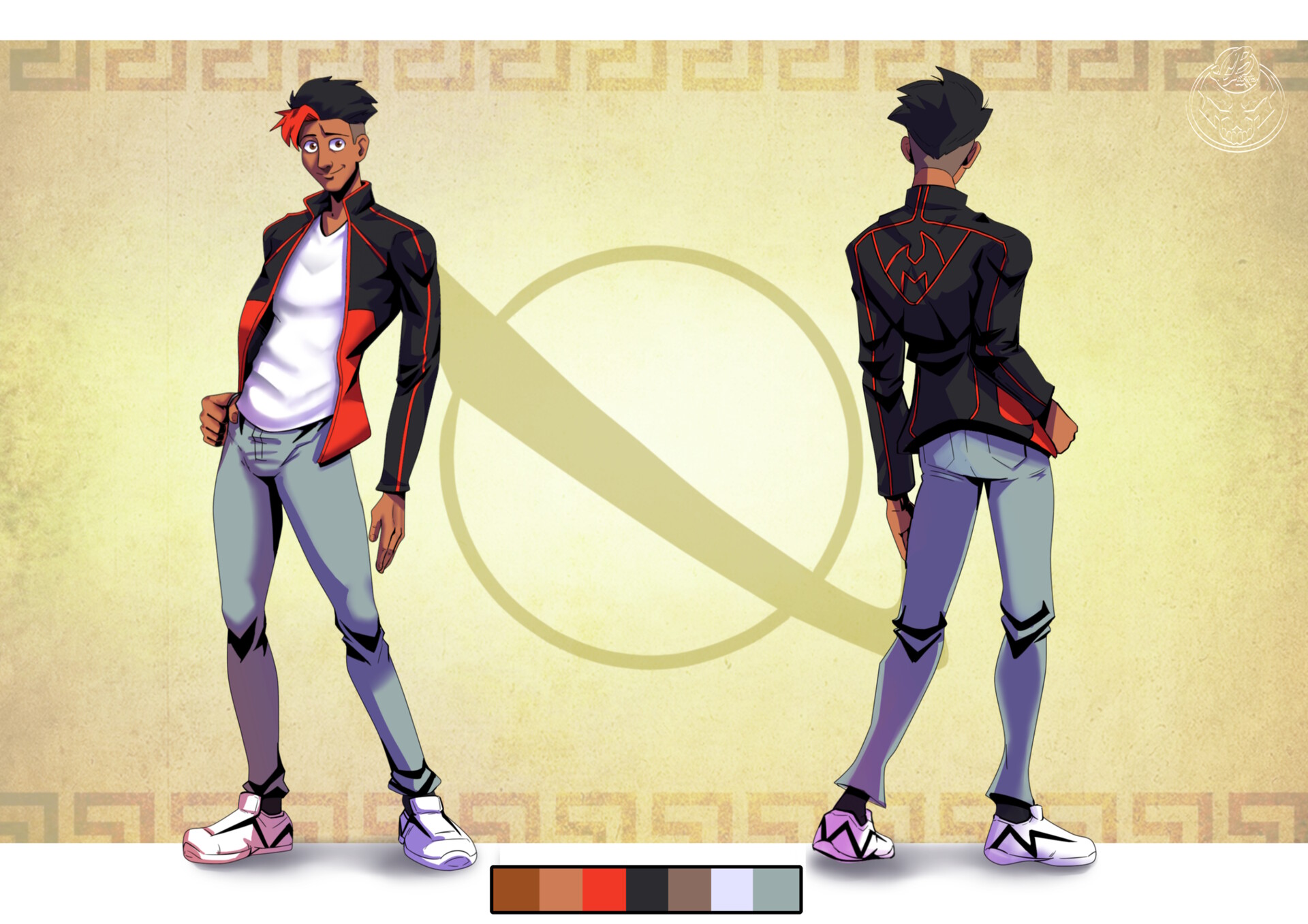 ArtStation - Encendedor (Lighter) - Character Sheet - Commission