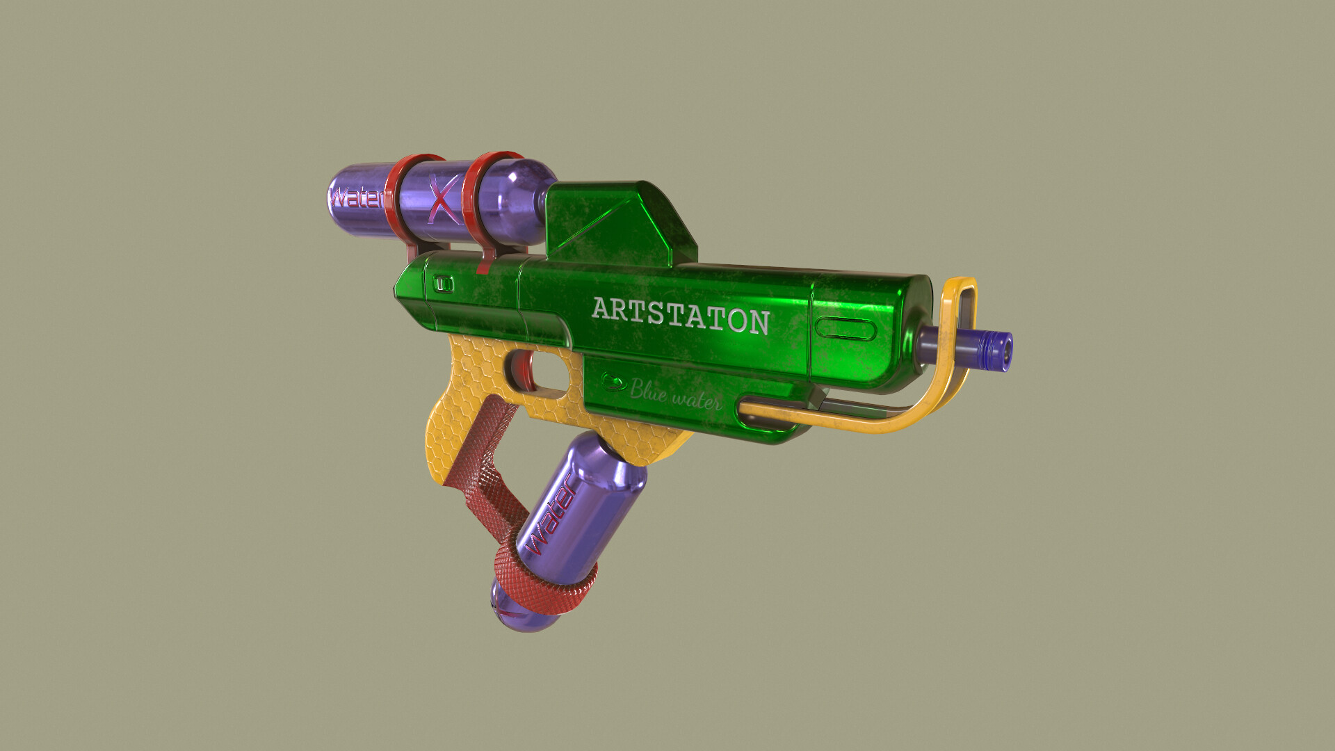 ArtStation - Water gun