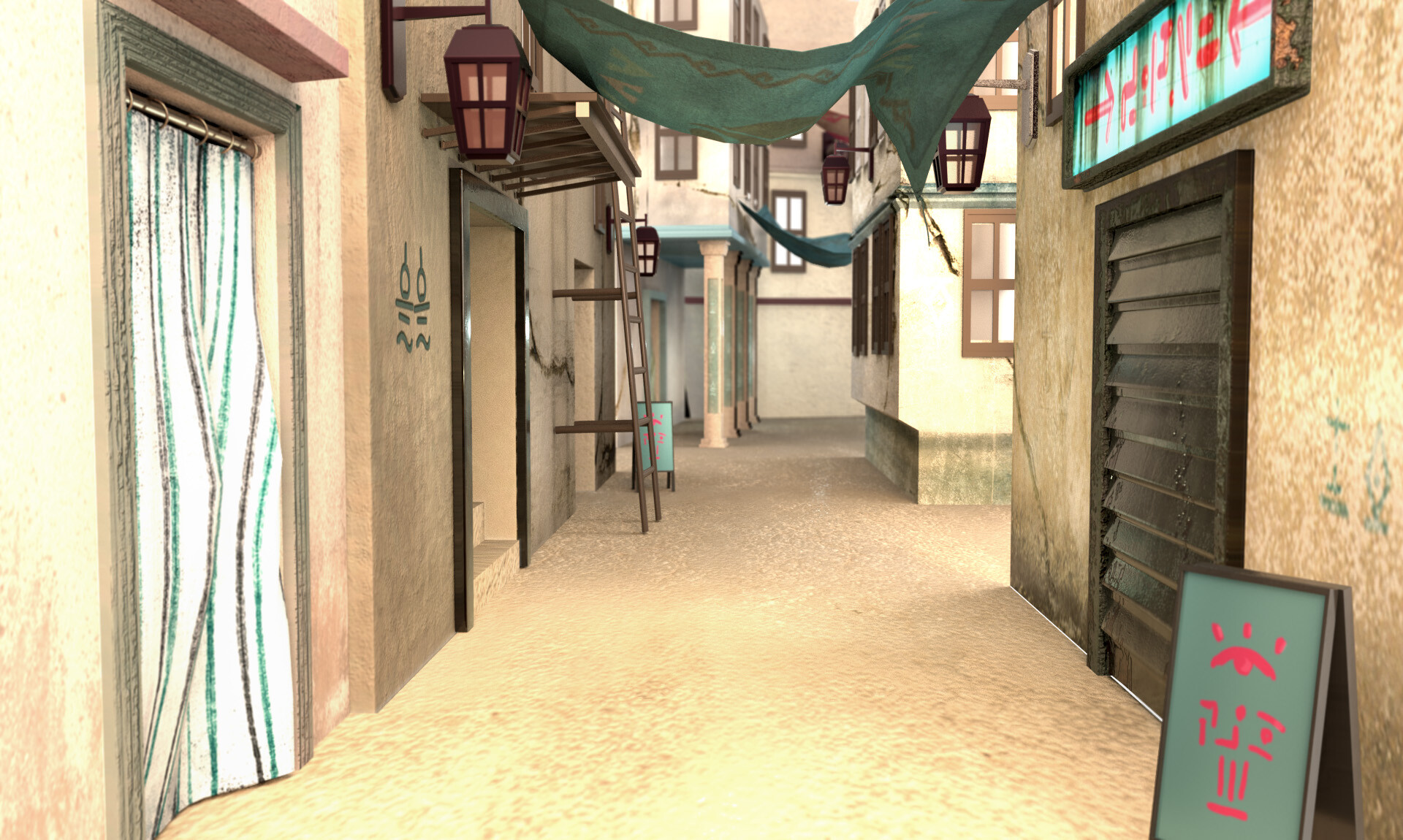 ArtStation - 3D Alley