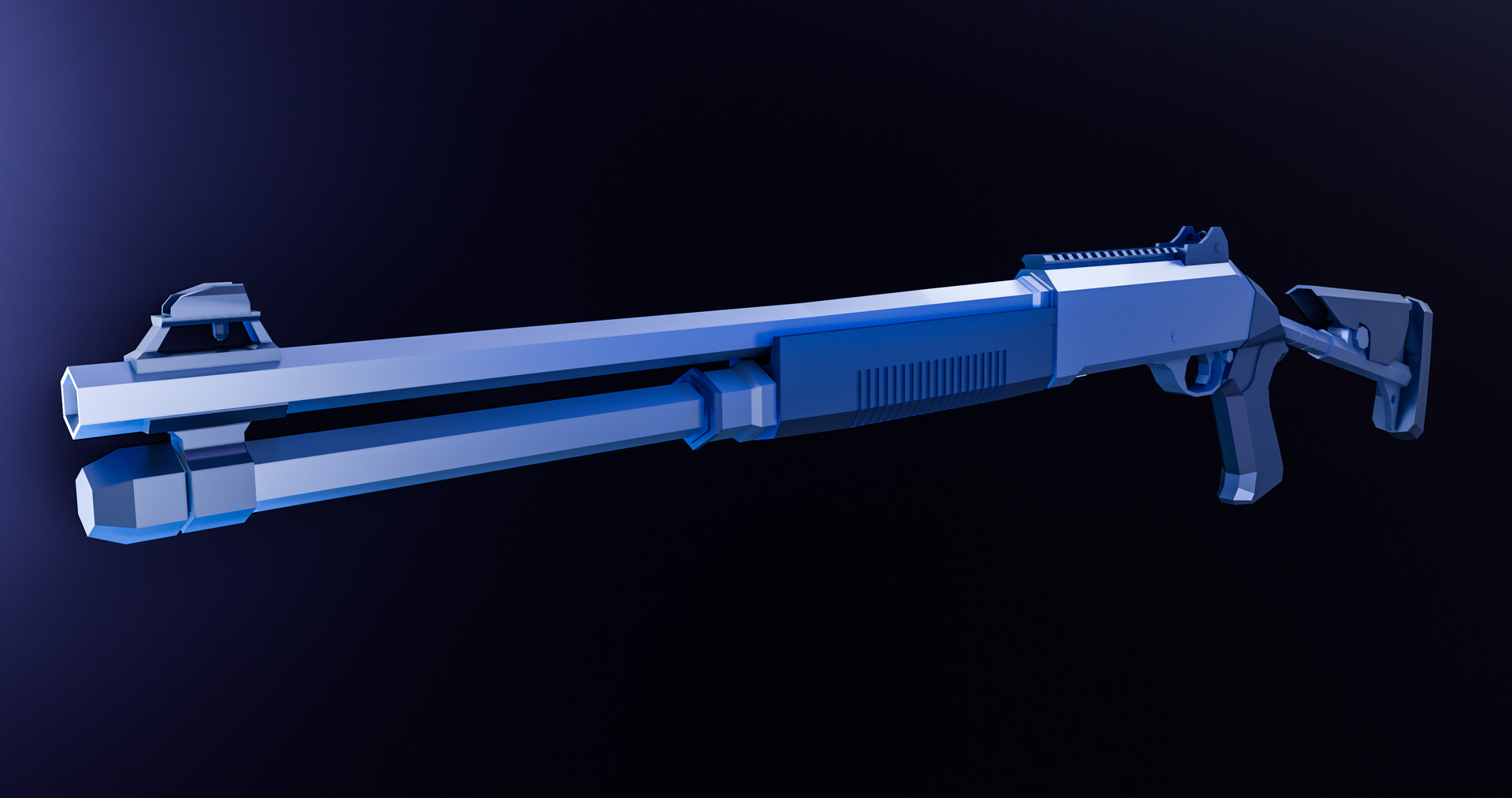 ArtStation - Low Poly M1014 Benelli