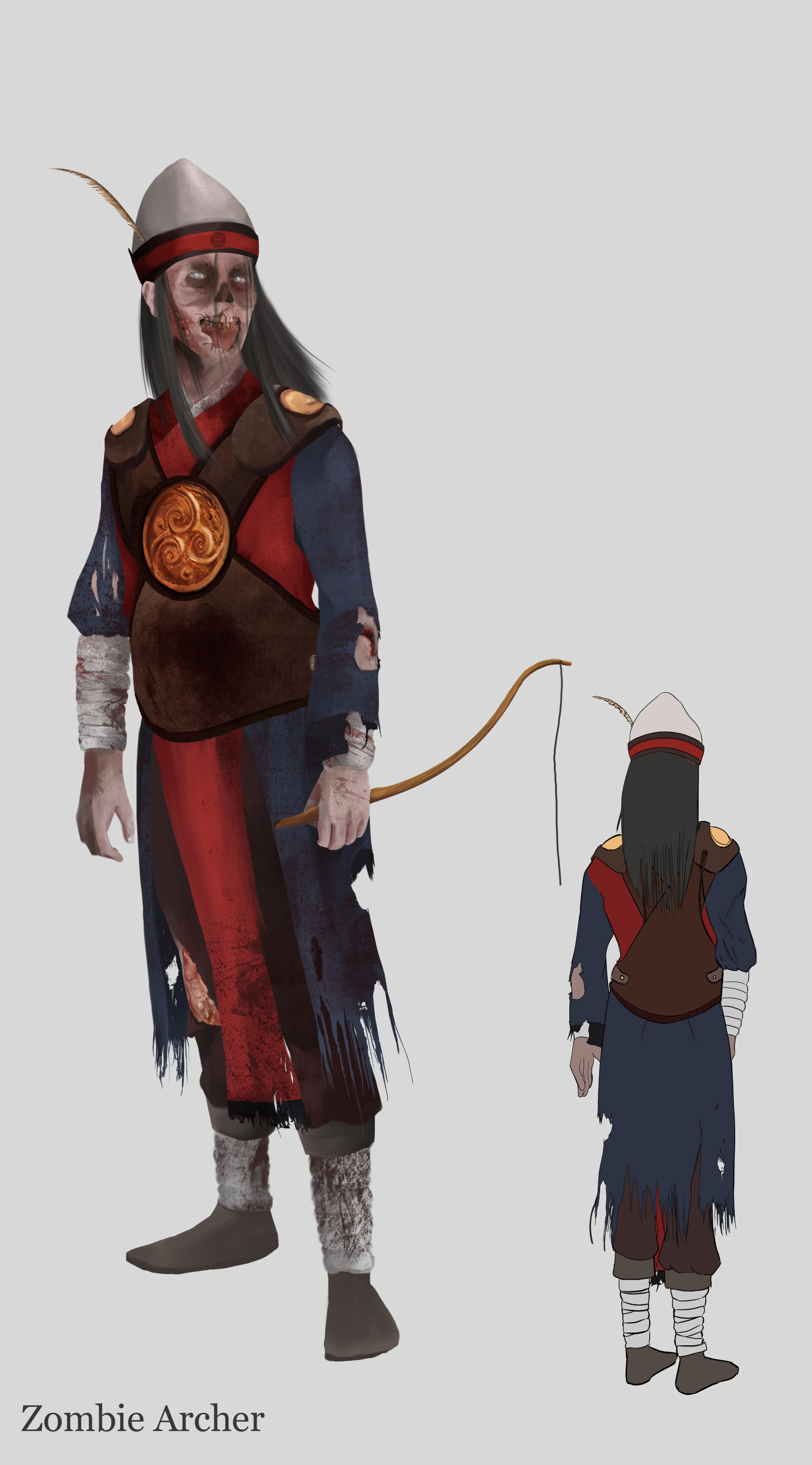 ArtStation - A Zombie Archer -Character Design