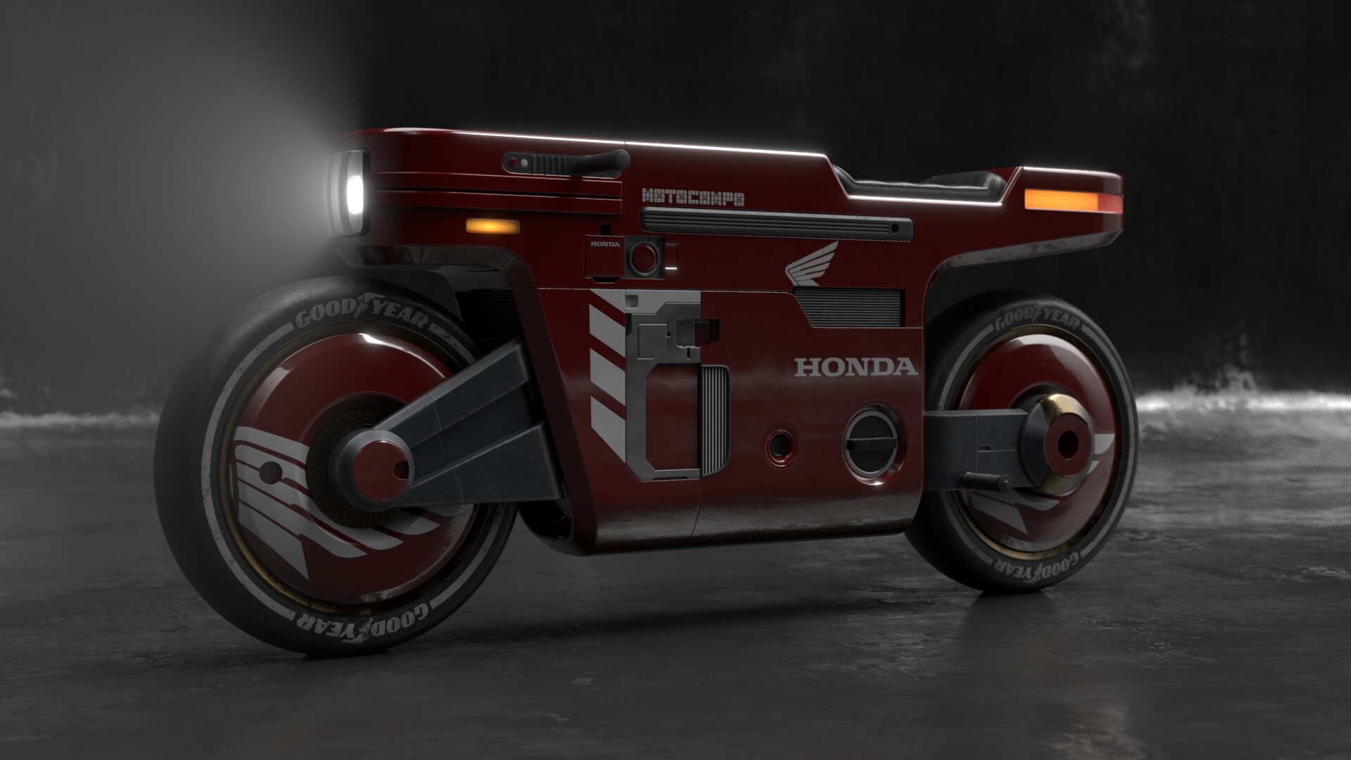 ArtStation - Motocompo Motorcycle