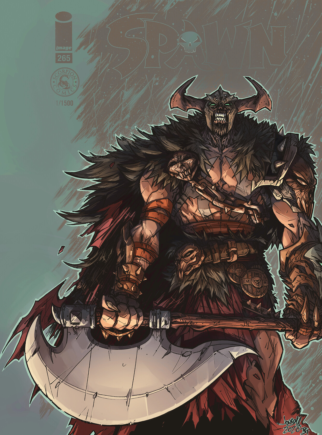 Billy Garretsen - Viking Spawn Fanart Collab with Jonboy Meyers