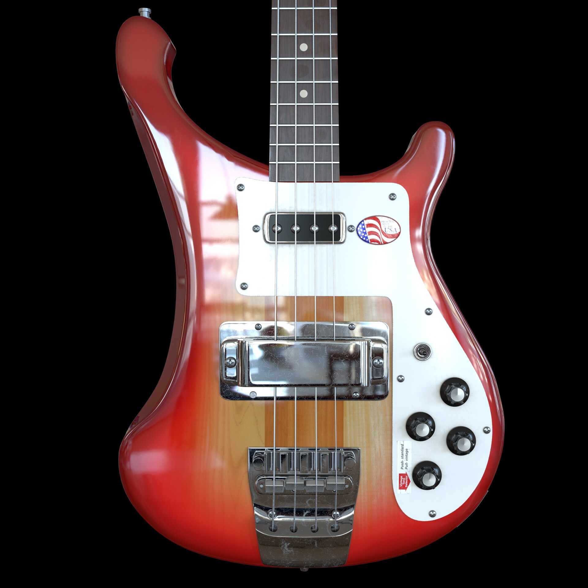 ArtStation - WIP Rickenbacker Bass