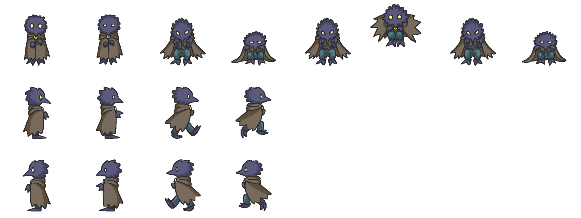 ArtStation - 2D Character Sprite Sheet and Art Assets