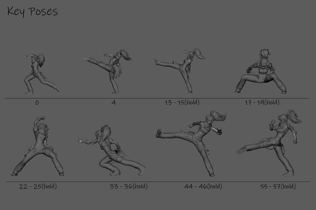 Amy Ashfaq - Combat animation