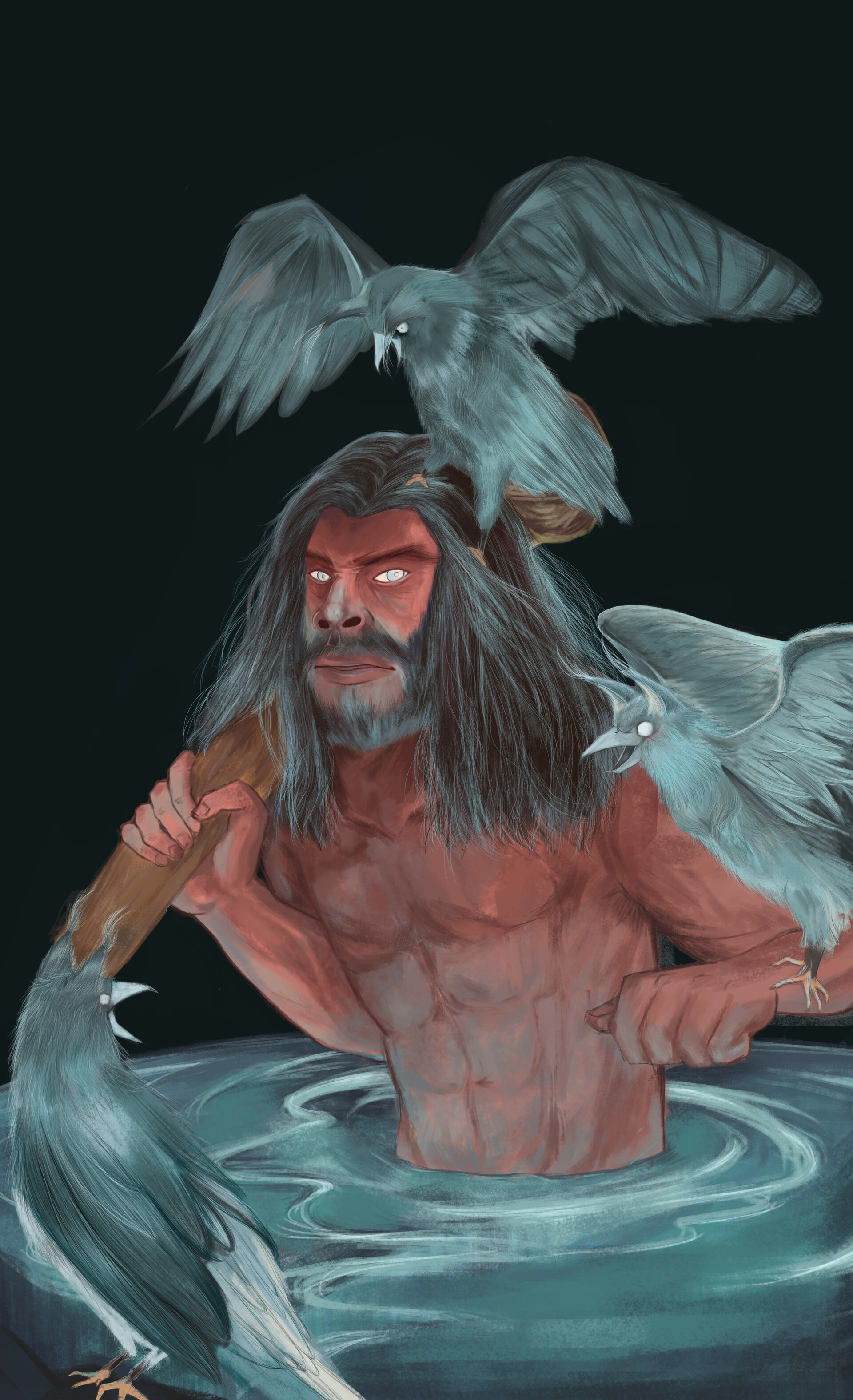 ArtStation - BAD LAB CAVE MAN II