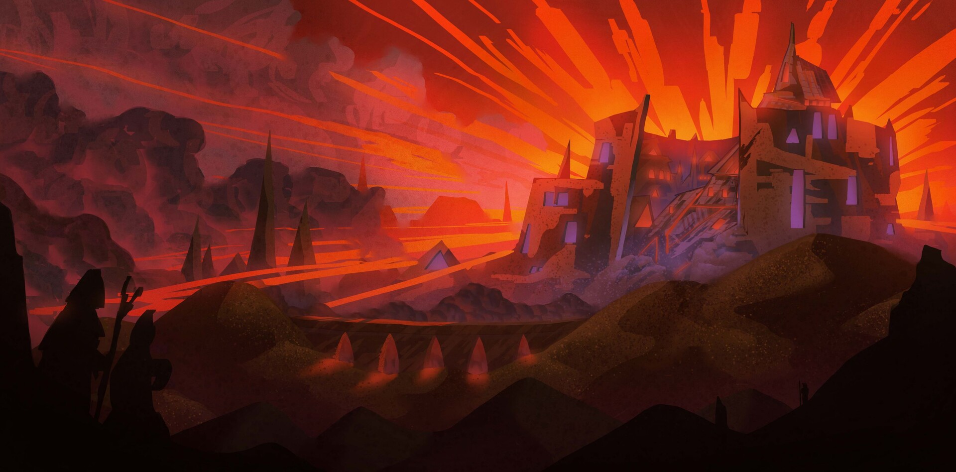 ArtStation - Castle Landscape