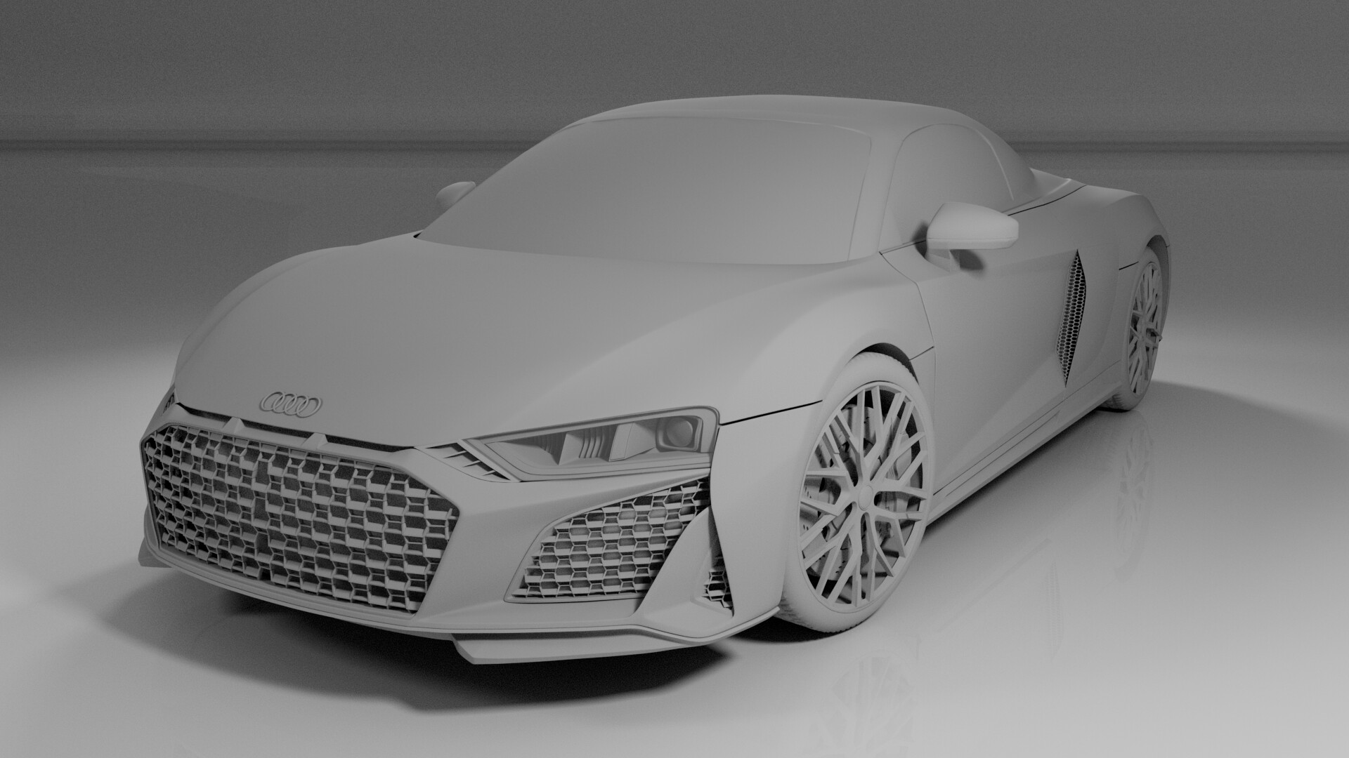 ArtStation - Audi R8 Spyder