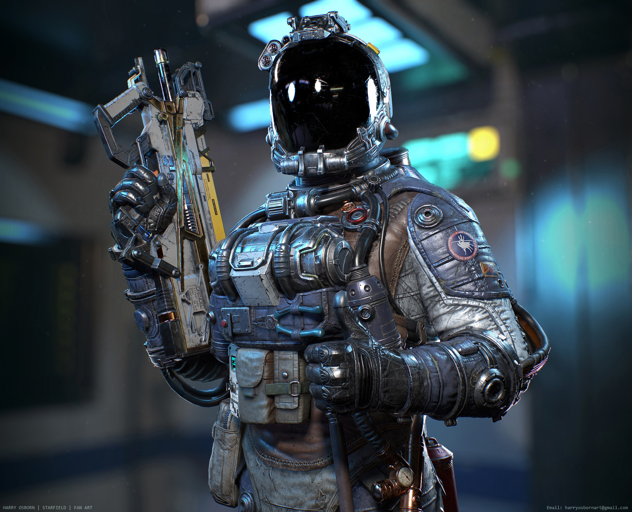 Harry Osborn - Starfield | Explorer | Fan Art
