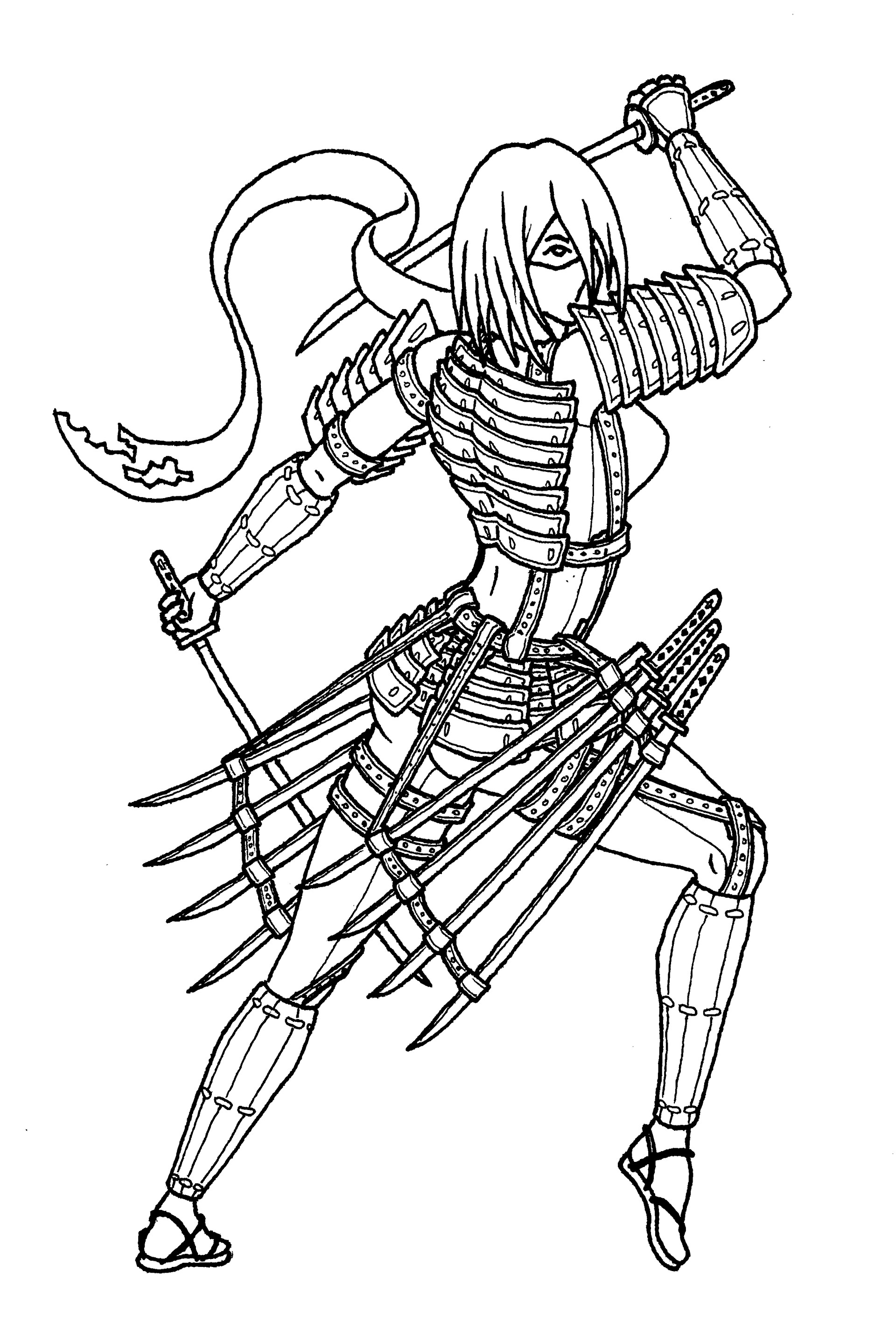 mikasa coloring pages