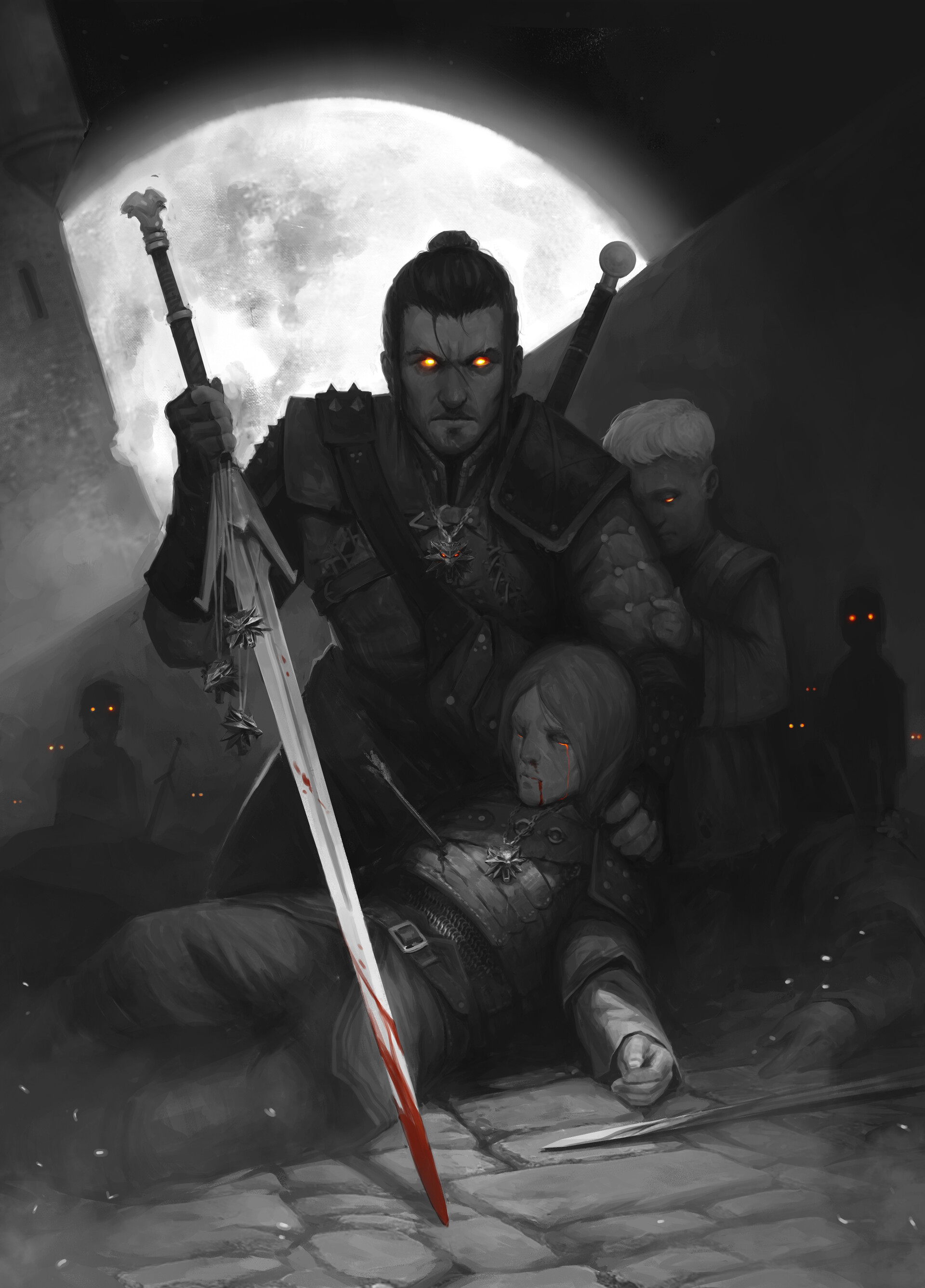 Horde of Wolves by Mark Hretskyi : r/ImaginaryWitcher