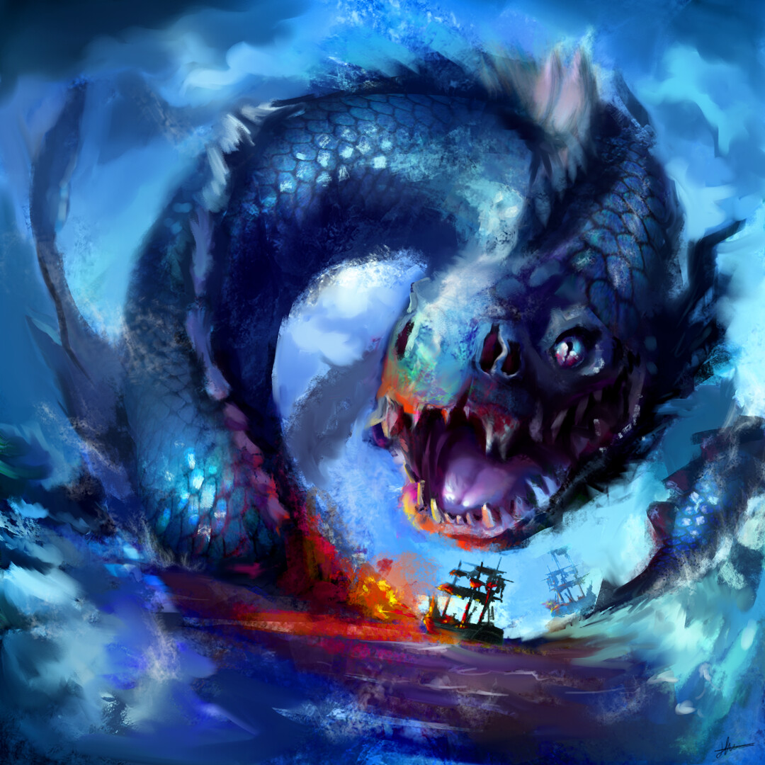ArtStation - "Sea Serpent"
