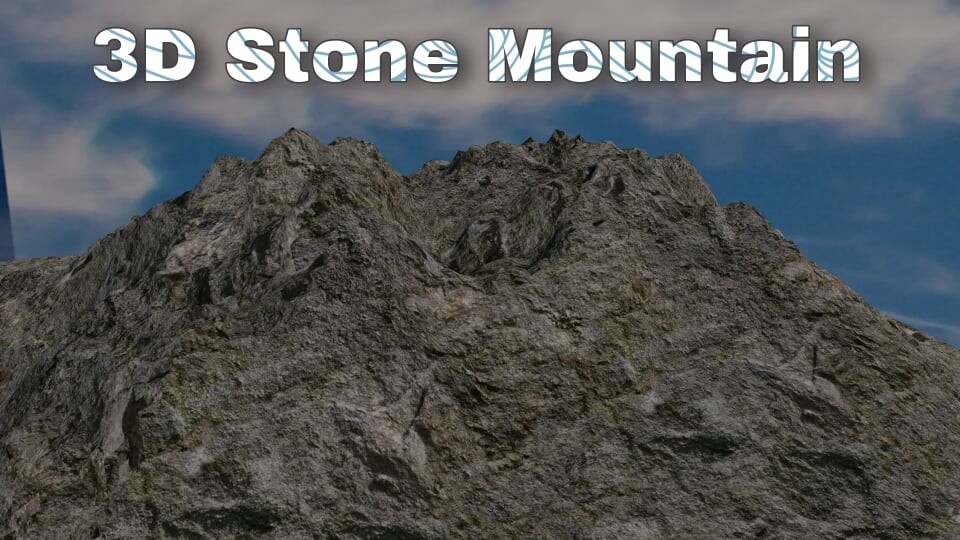ArtStation - 3D Realistic Stone Mountain/3D Rock,Cliff.