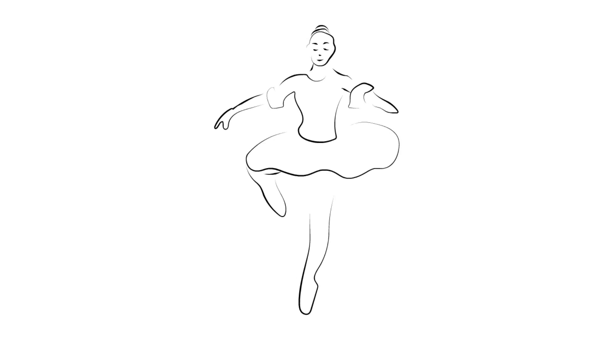 ArtStation - Ballerina 2D Animation