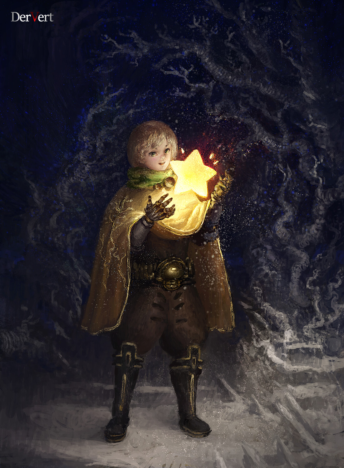 ArtStation - Fallen star !, Alexey Rybchinskiy