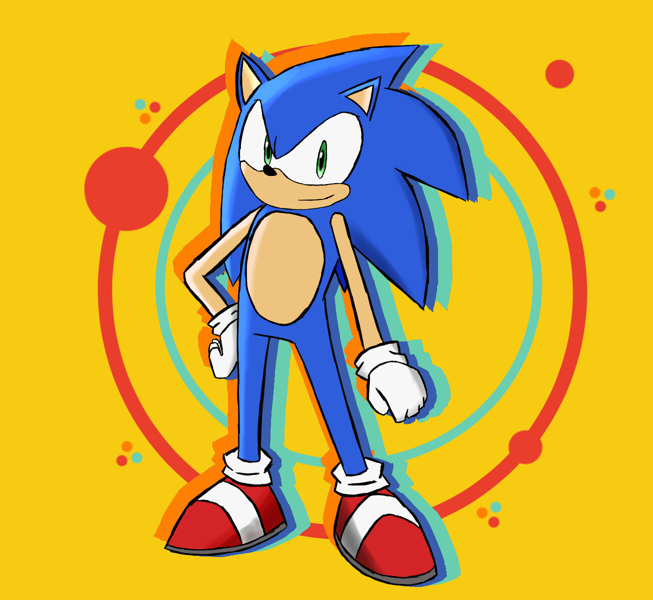 ArtStation - Sonic The Blue Blur