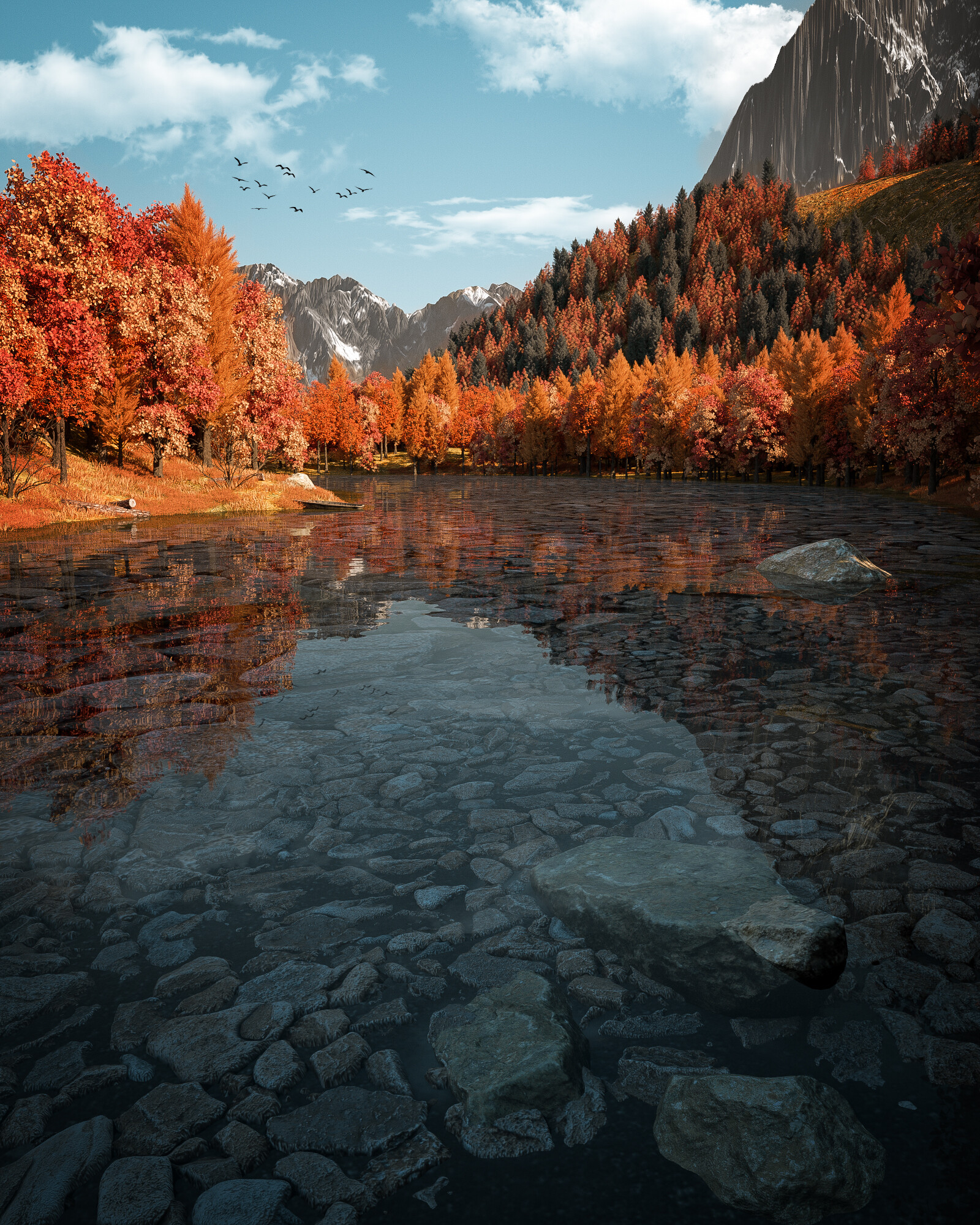 ArtStation - Golden River