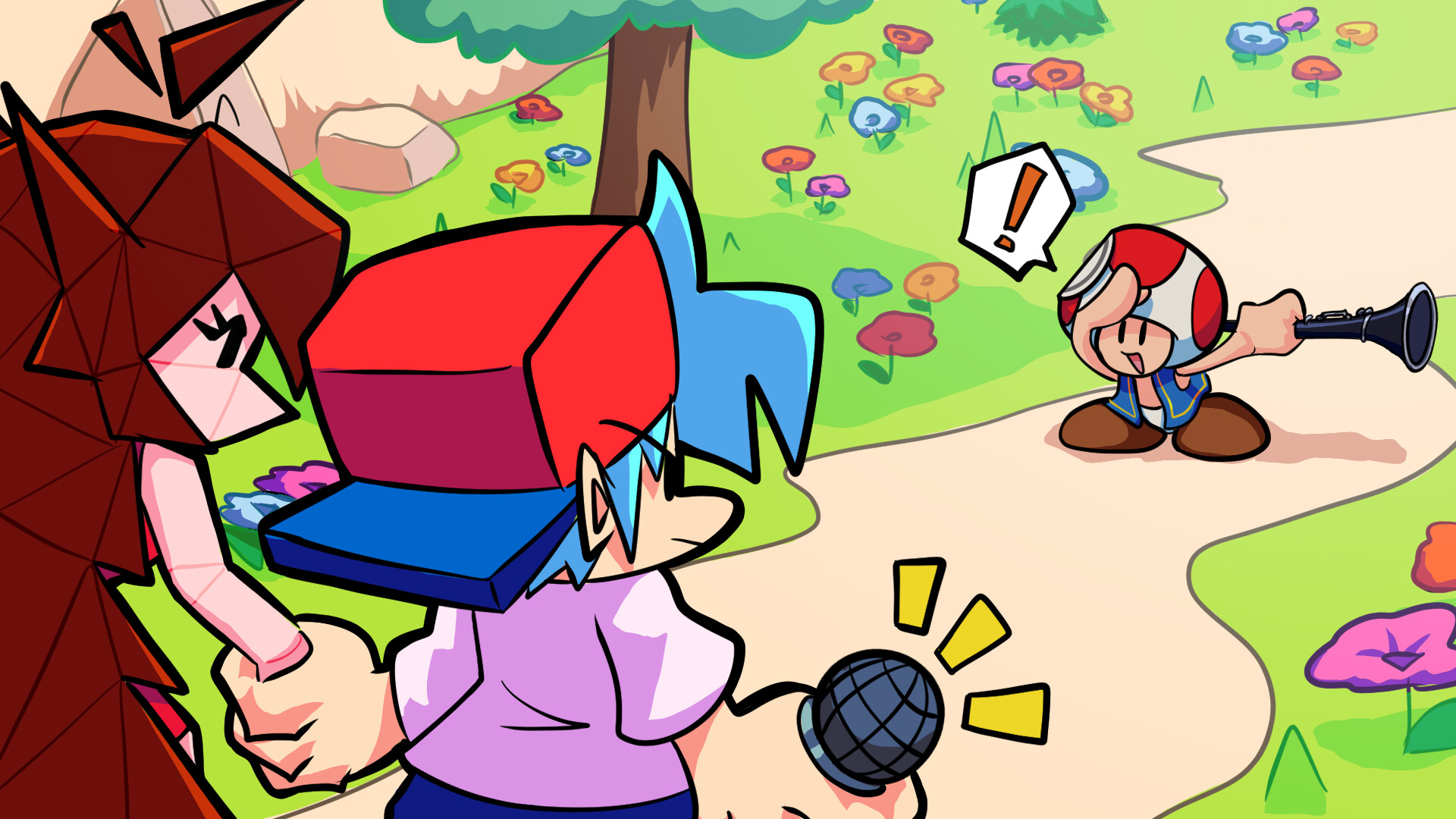 E-Mol - FNF - Origami King V1