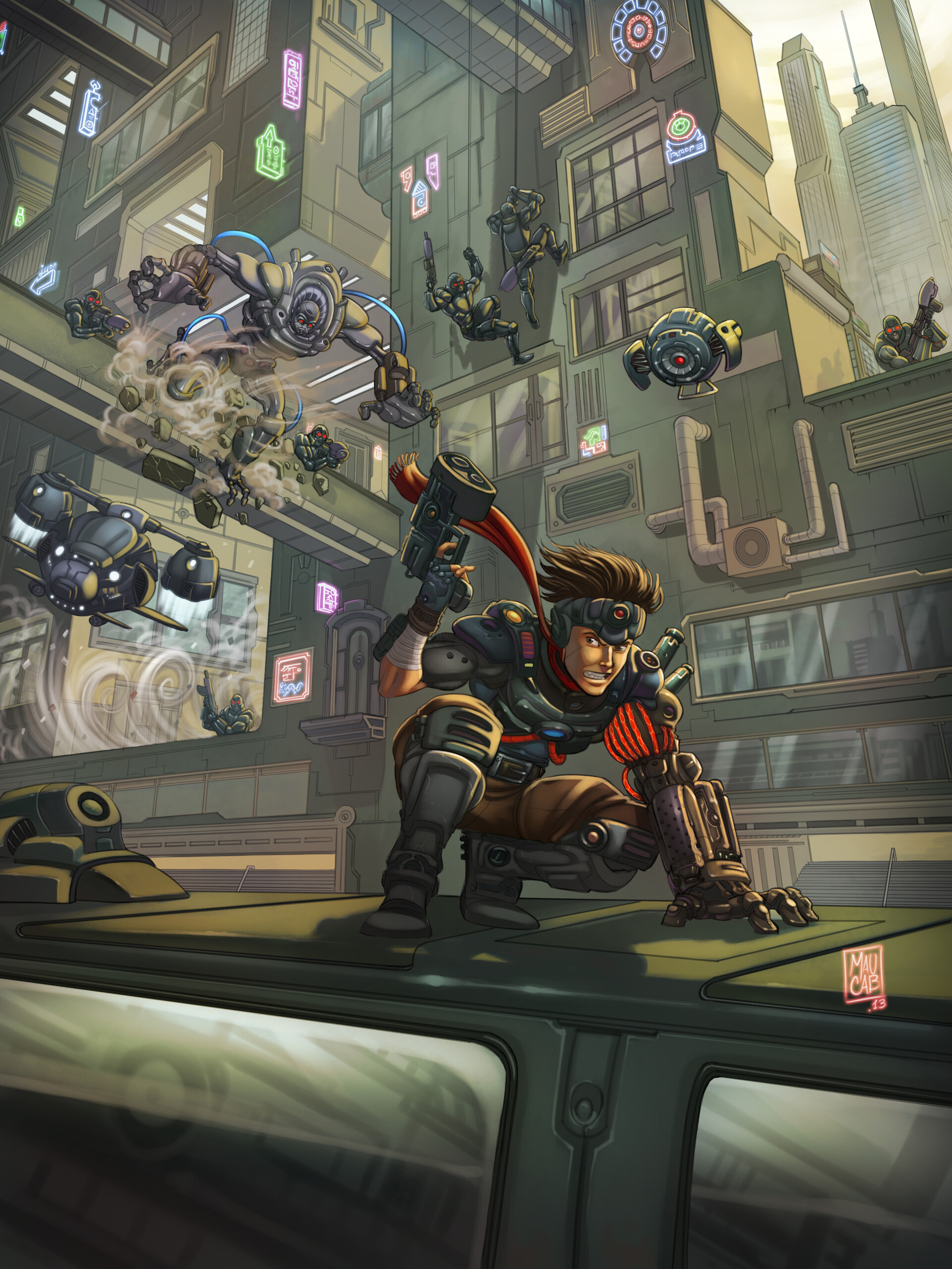 ArtStation - alternative Bionic Commando