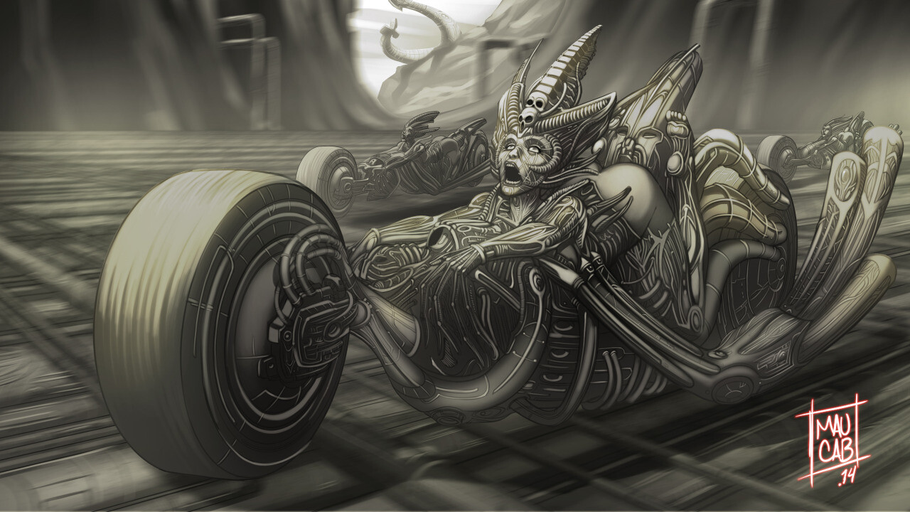 ArtStation - Giger bikes