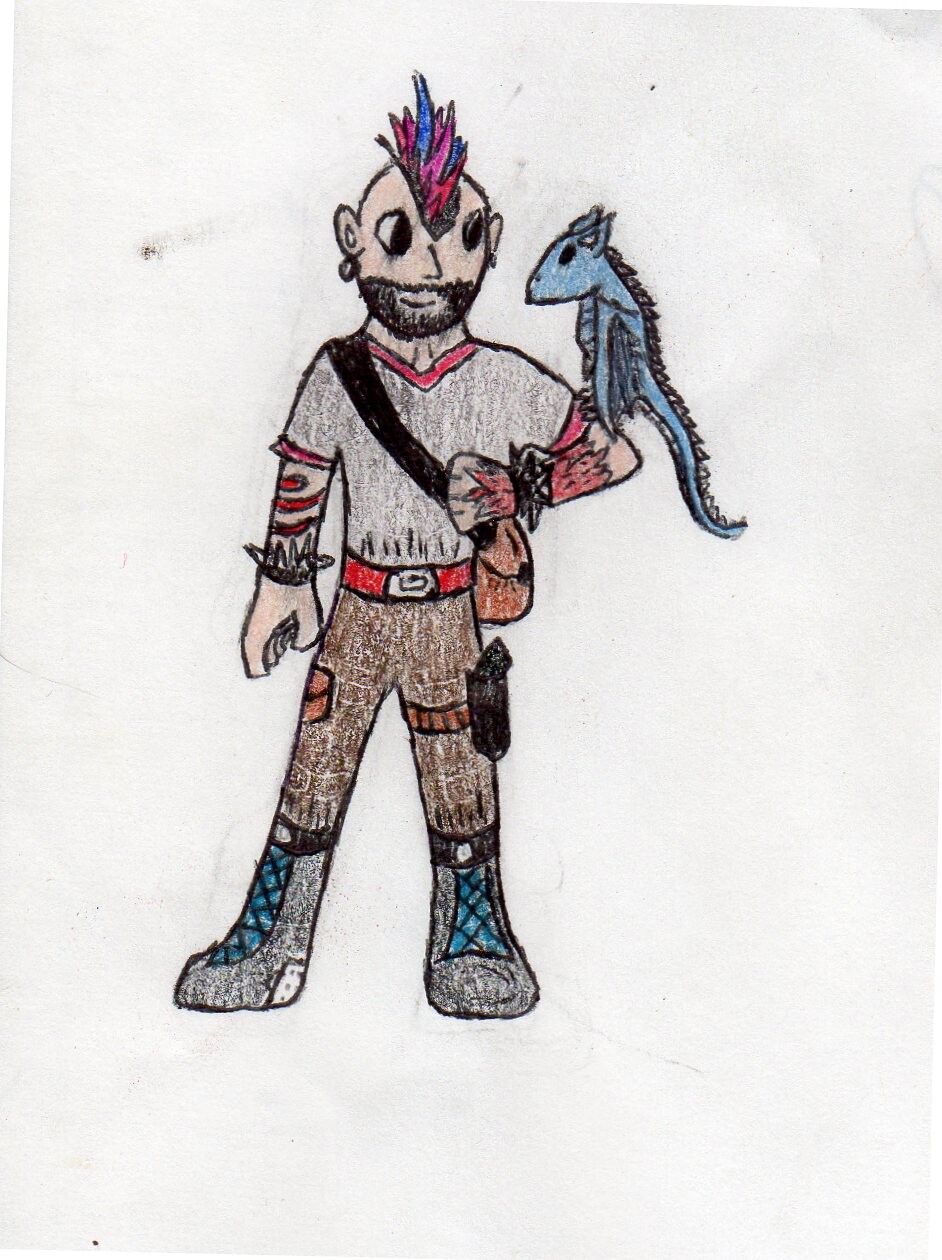 ArtStation - Punk Fantasy Dragon Mix