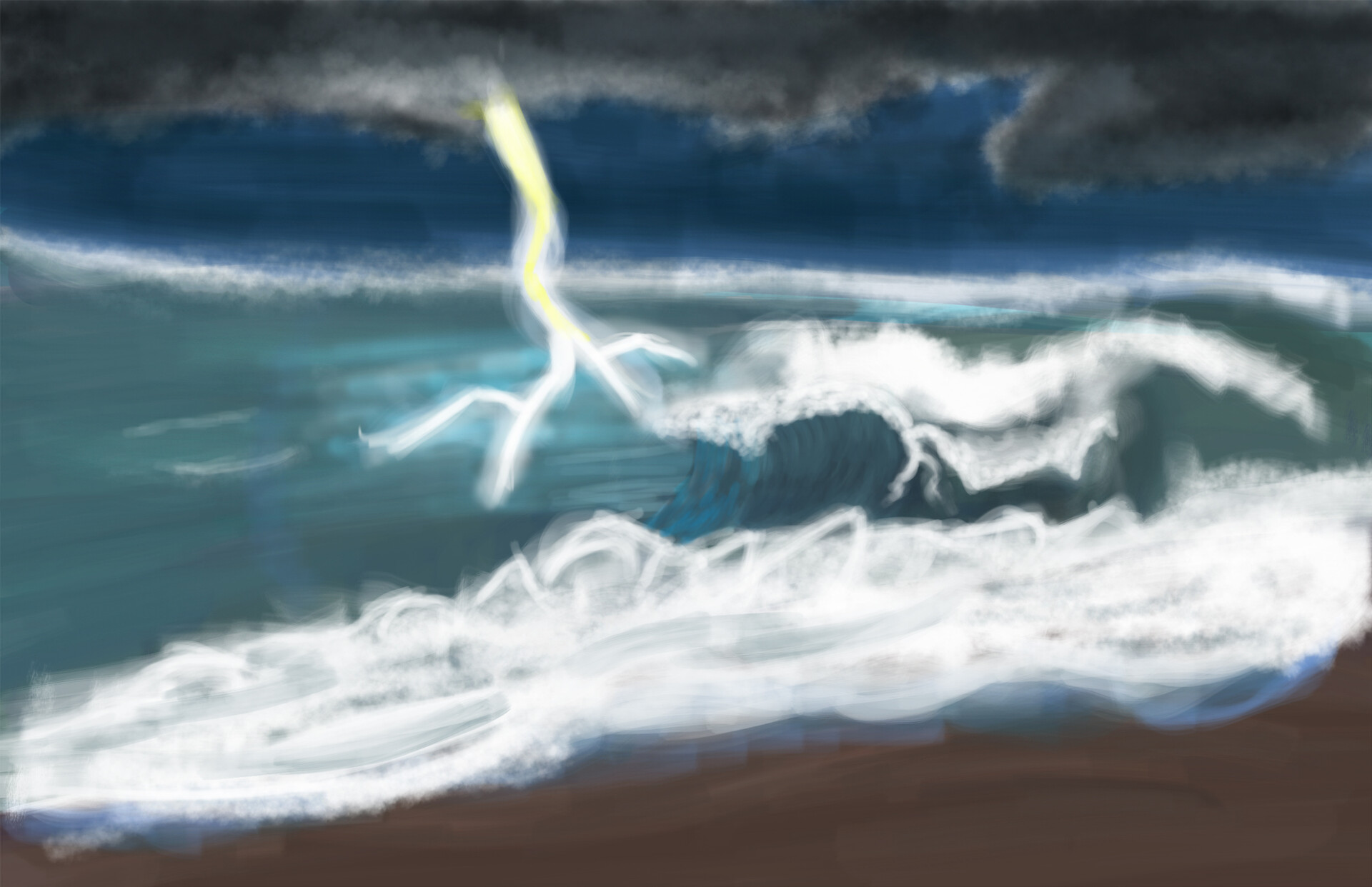 ArtStation - ocean storm