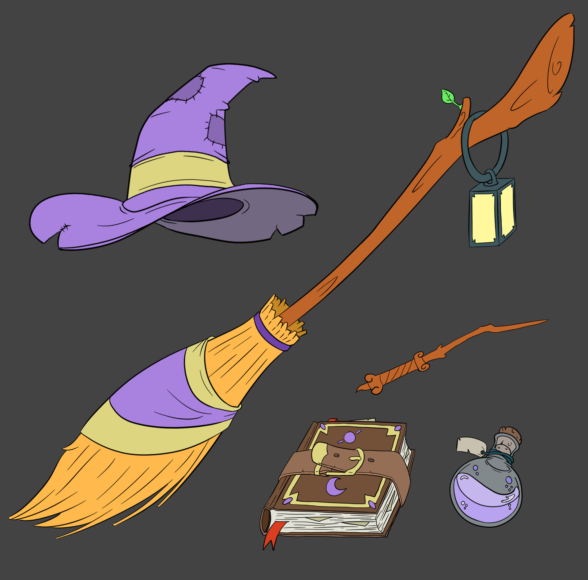 ArtStation - Witch items