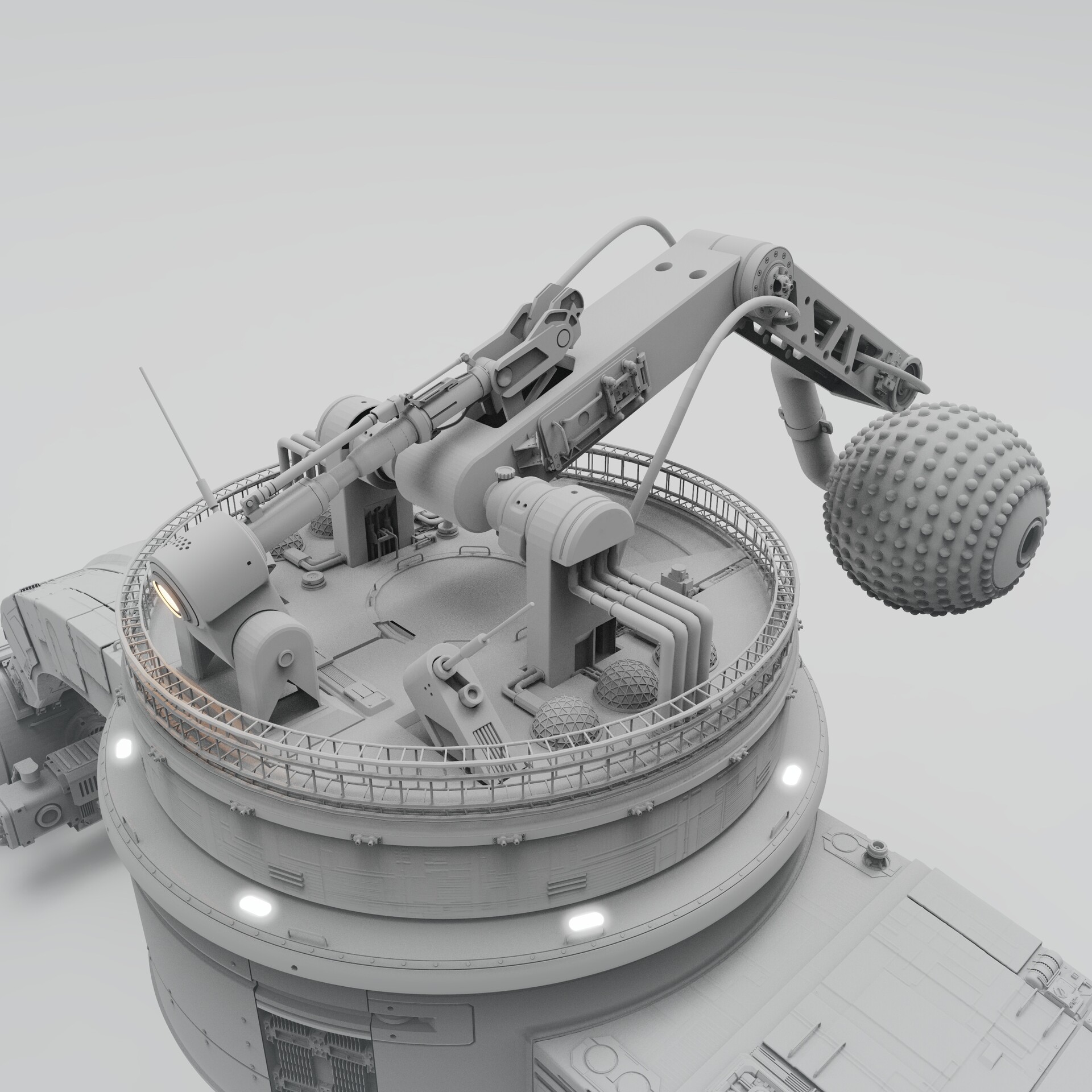 Abin Abraham - Hunter Killer - Industrial Mech Concept