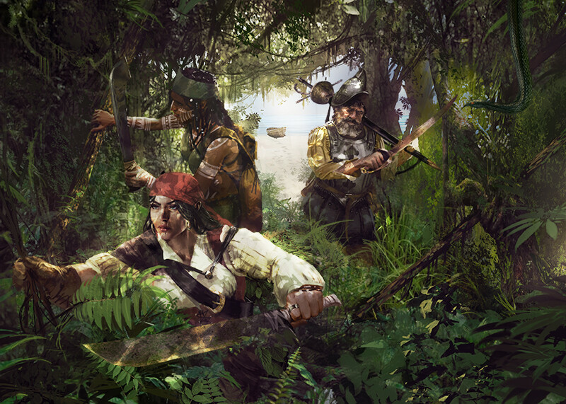 ArtStation - Hexxen1733 RPG Caribbean set - Roles pic