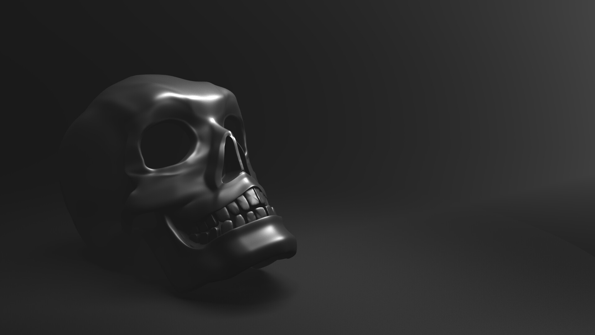 ArtStation - Skull Modeling in maya