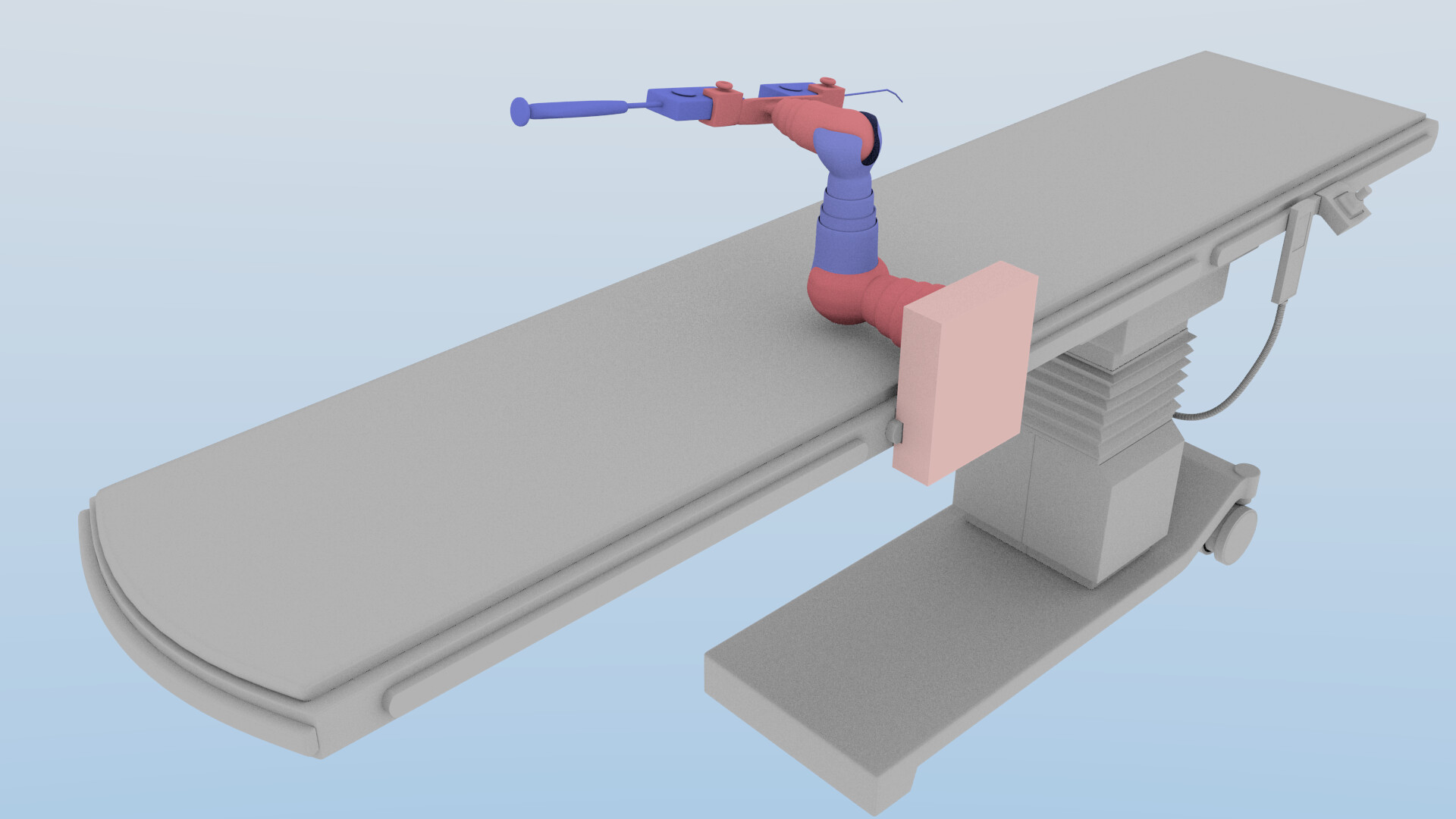 ArtStation - Mechanical arm support - Surgical environment