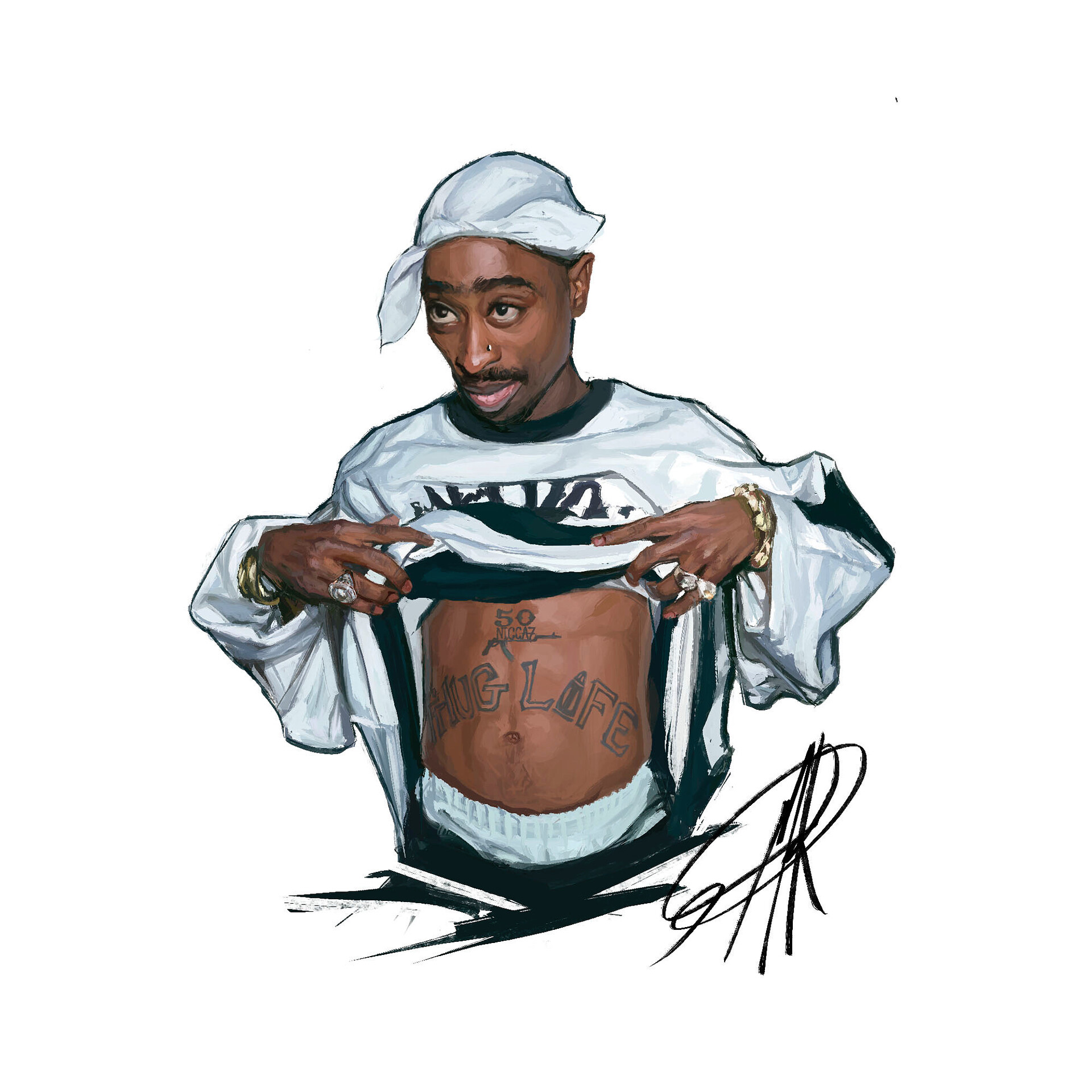 ArtStation - Tupac Shakur