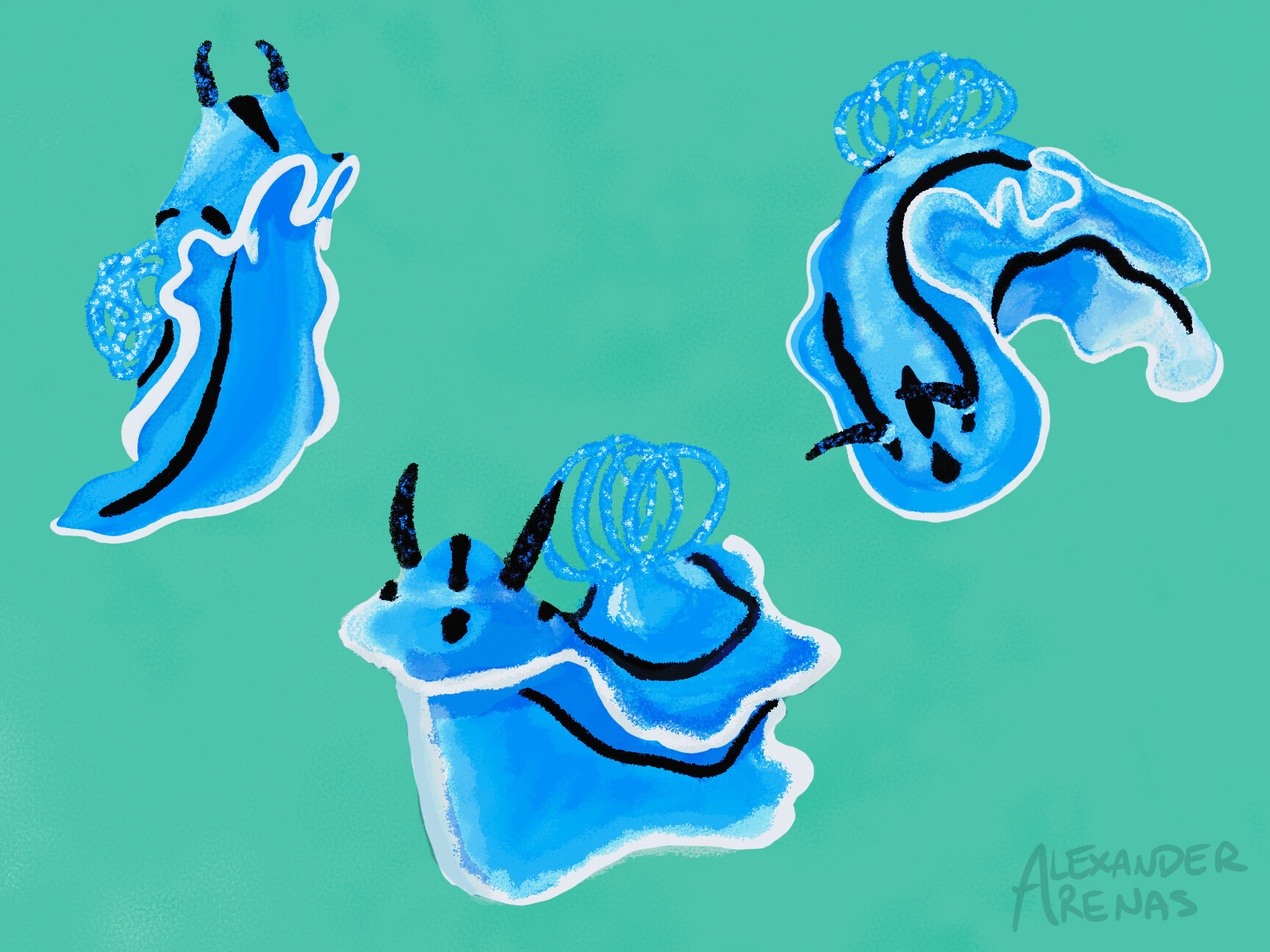 ArtStation - Sea Slugs