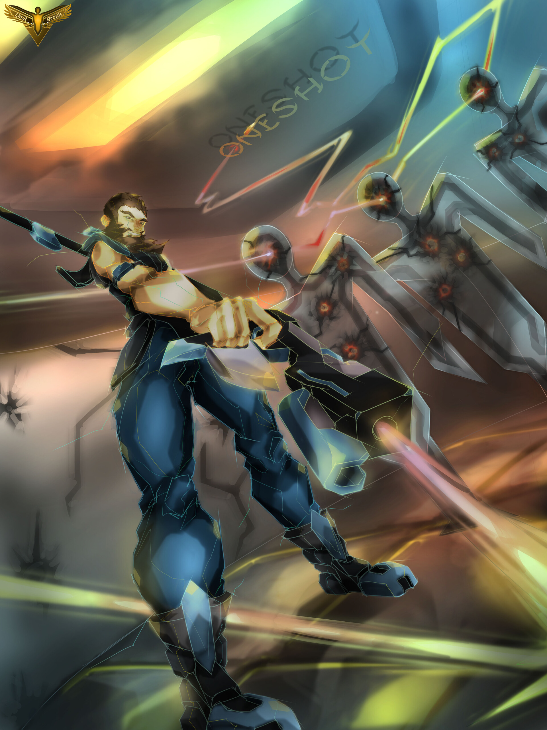 ArtStation - Limit Break Comic Character - OneShot