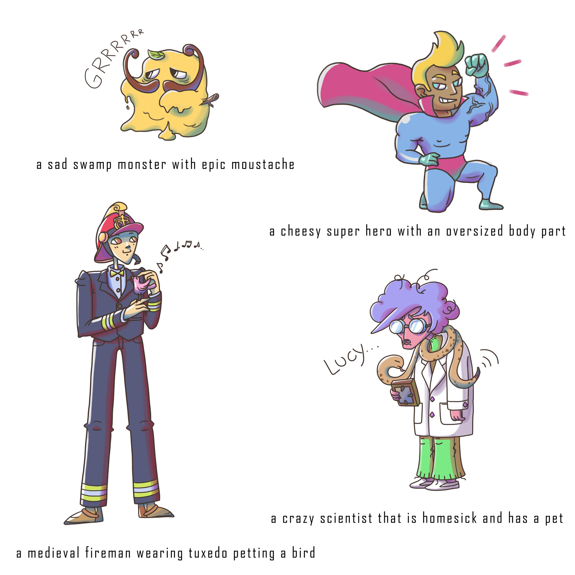 ArtStation - random characters.