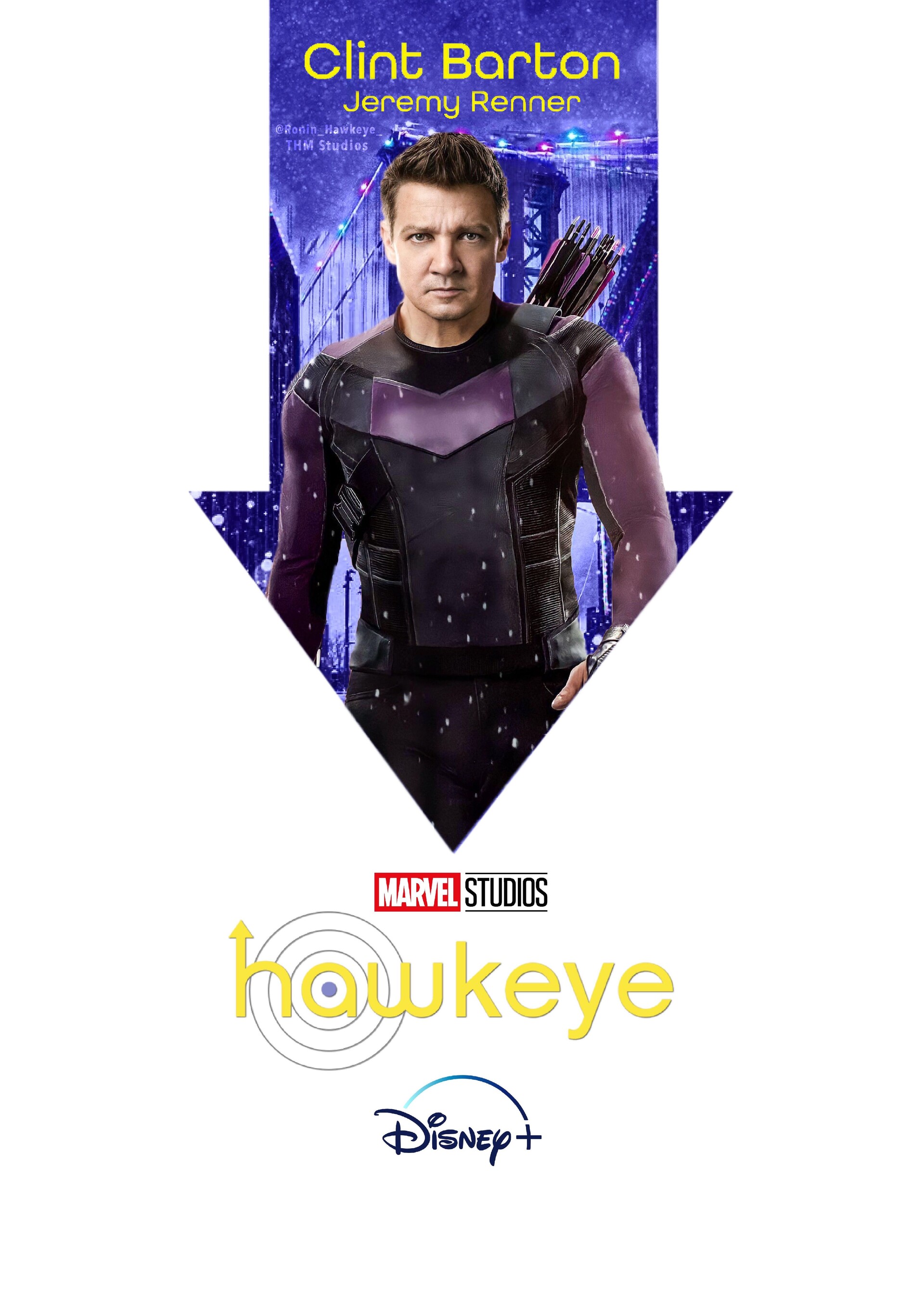 Hawkeye Avengers Poster