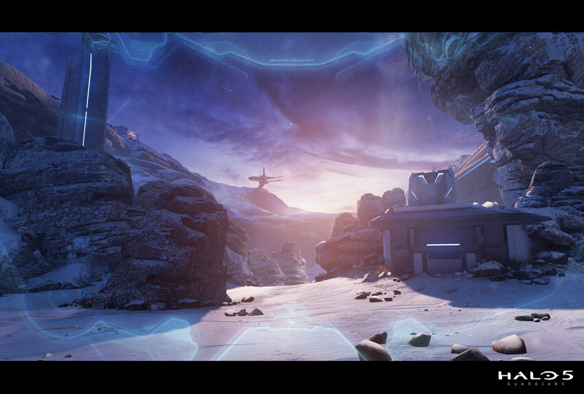 Mark Linington - Halo 5 - Environment Art Work